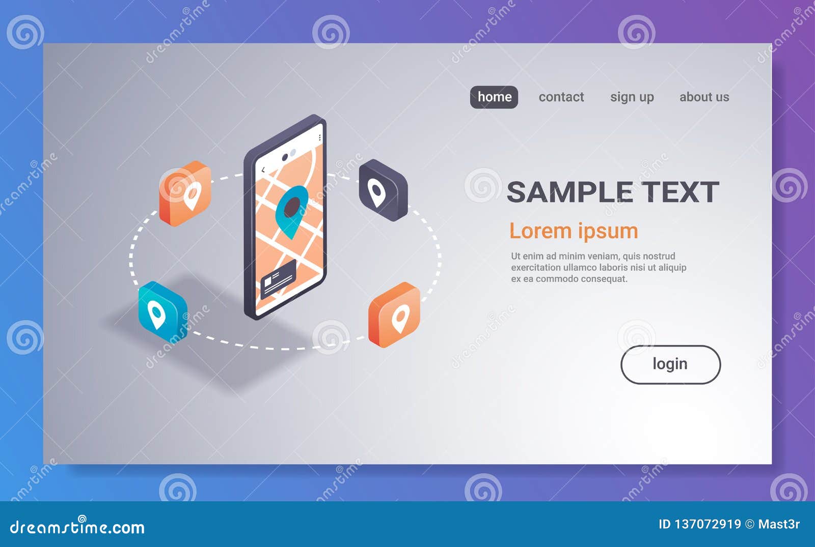 Gps Map Navigation Application Geo Tag Location Global Positioning ...