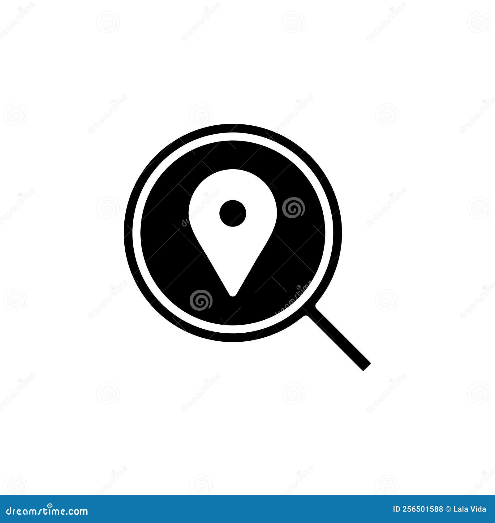 GPS, Map, Navigation, Direction Icon Vector Illustration Logo Template ...