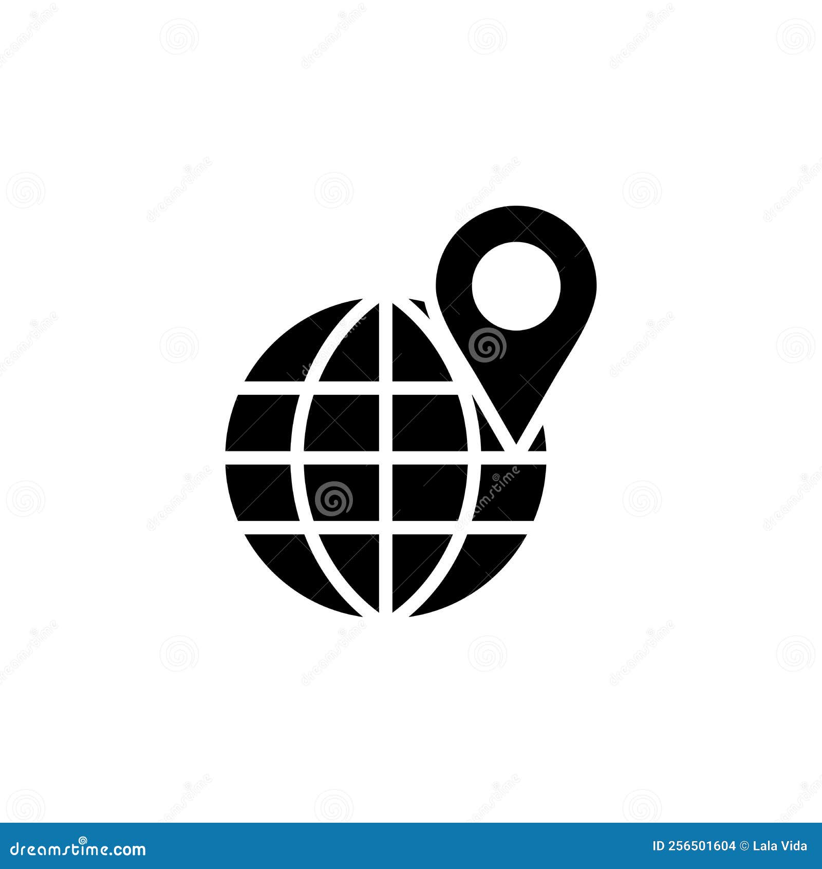 GPS, Map, Navigation, Direction Icon Vector Illustration Logo Template ...