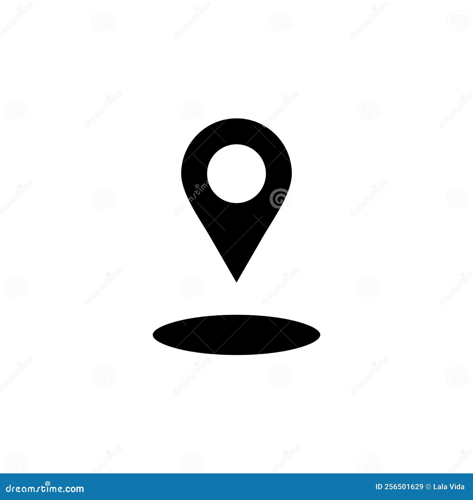 GPS, Map, Navigation, Direction Icon Vector Illustration Logo Template ...