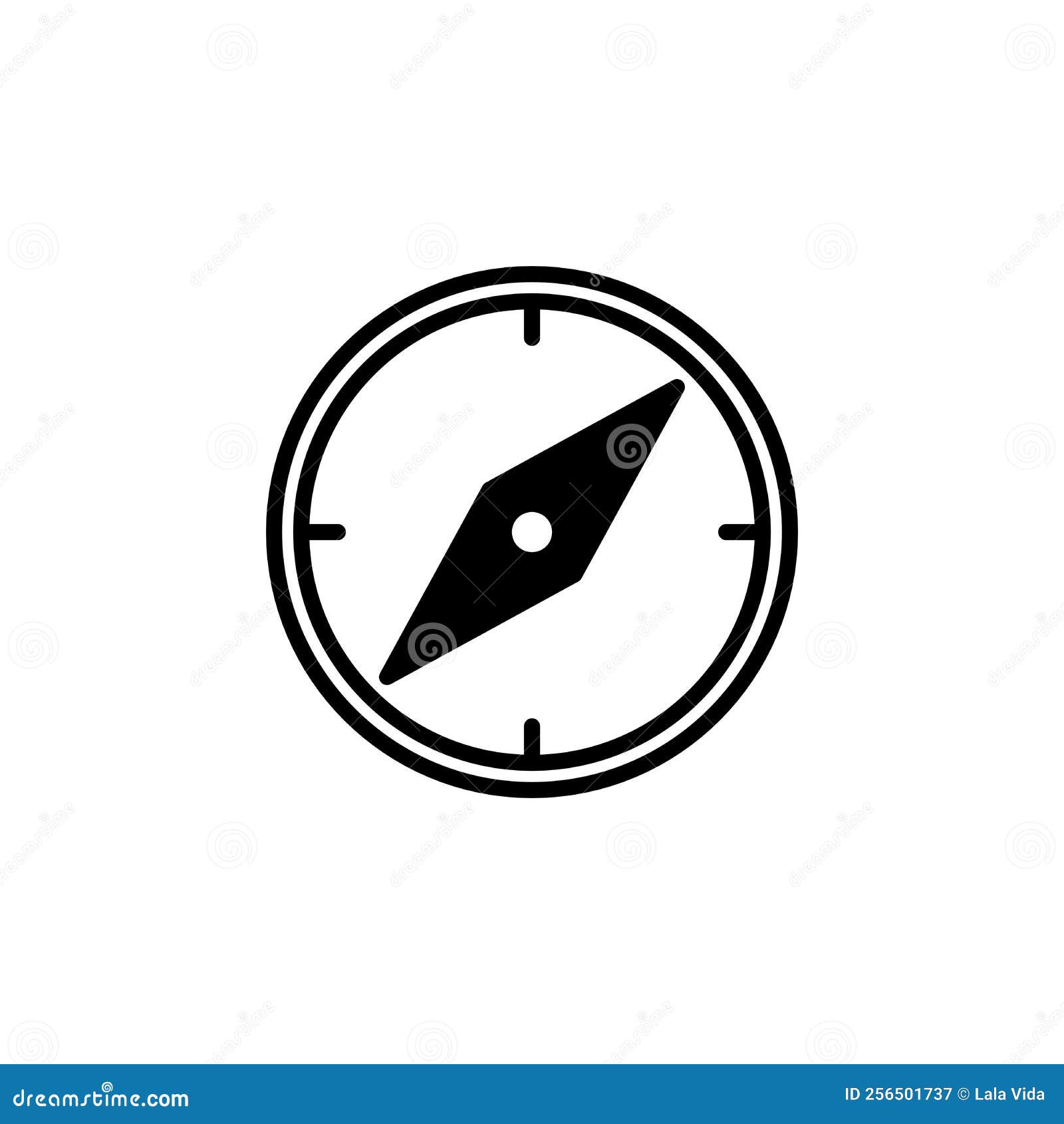 GPS, Map, Navigation, Direction Icon Vector Illustration Logo Template ...