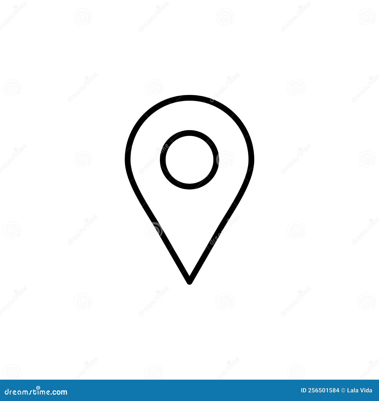 GPS, Map, Navigation, Direction Icon Vector Illustration Logo Template ...