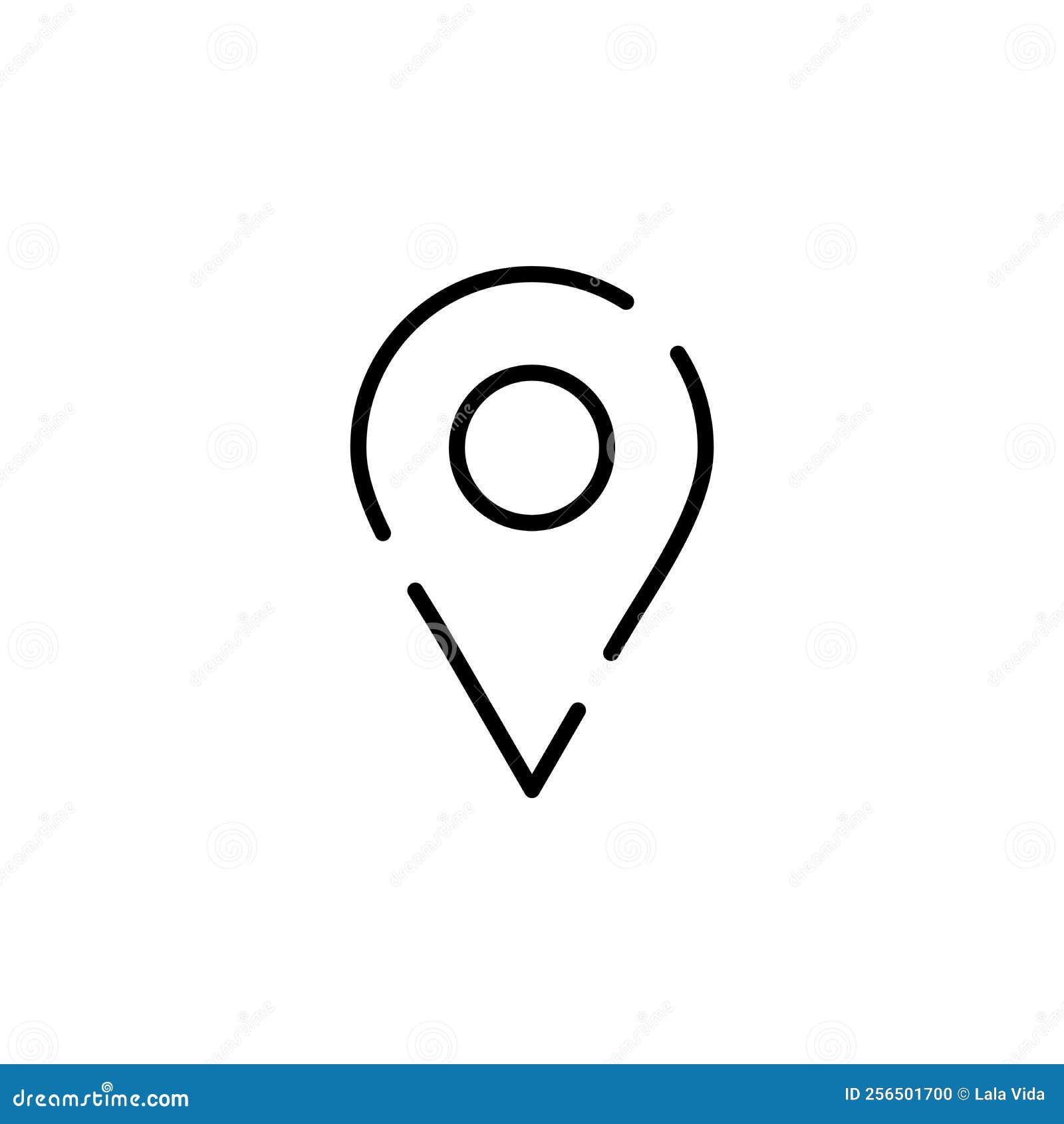 GPS, Map, Navigation, Direction Icon Vector Illustration Logo Template ...