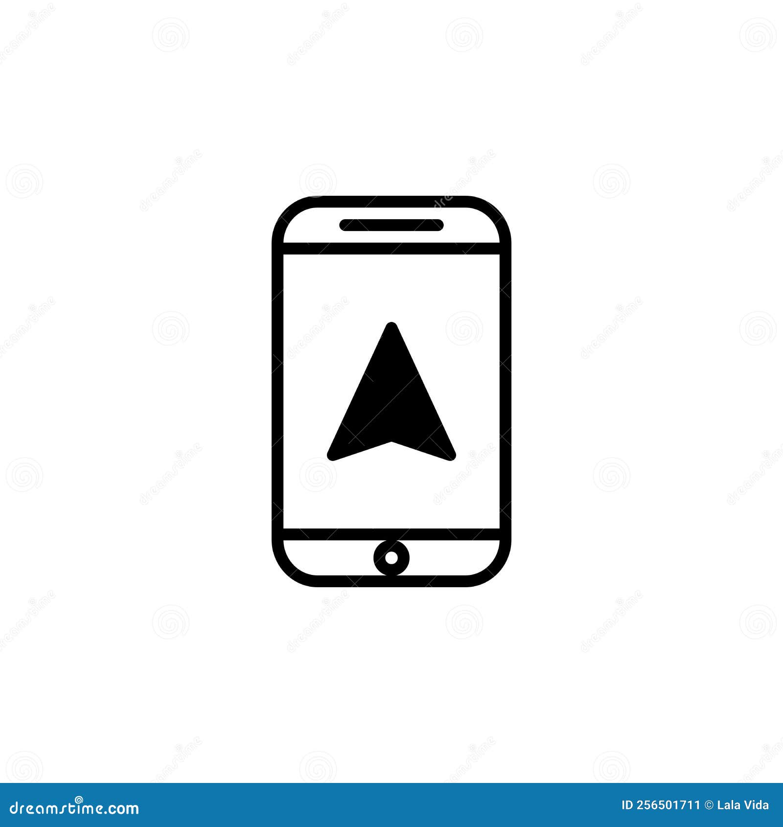 GPS, Map, Navigation, Direction Icon Vector Illustration Logo Template ...