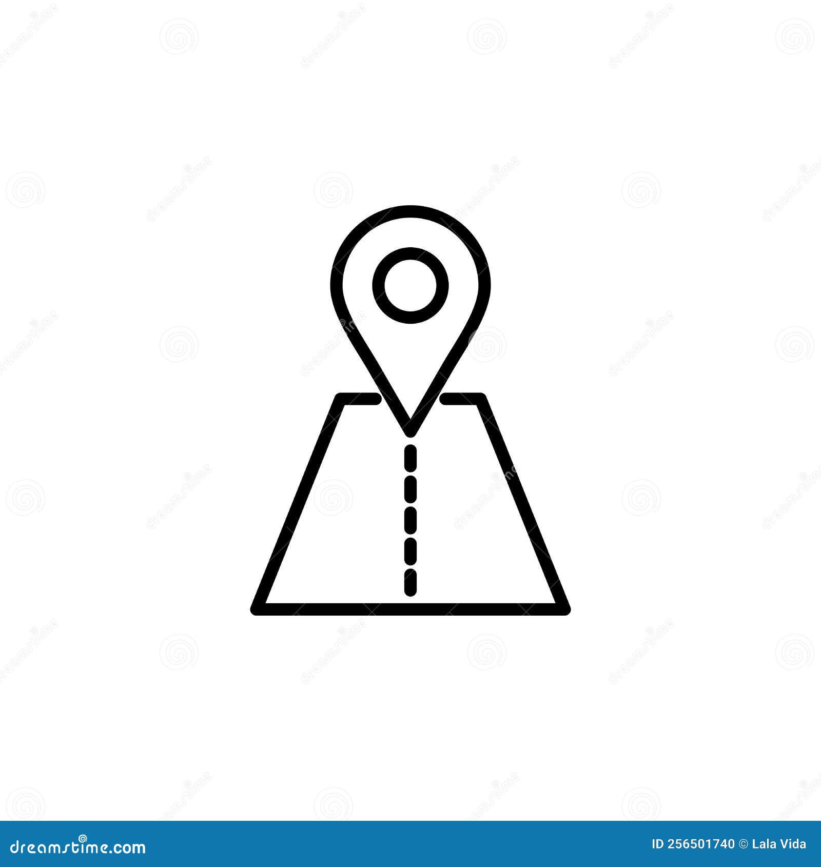 GPS, Map, Navigation, Direction Icon Vector Illustration Logo Template ...