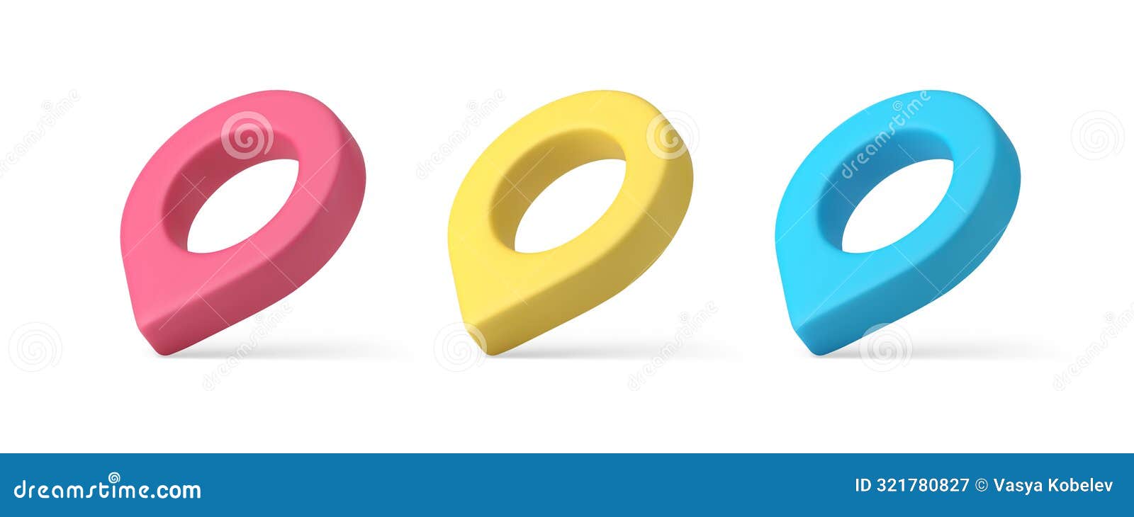 GPS Map Pin Navigation Cartography Pointer for Location Destination 3d ...