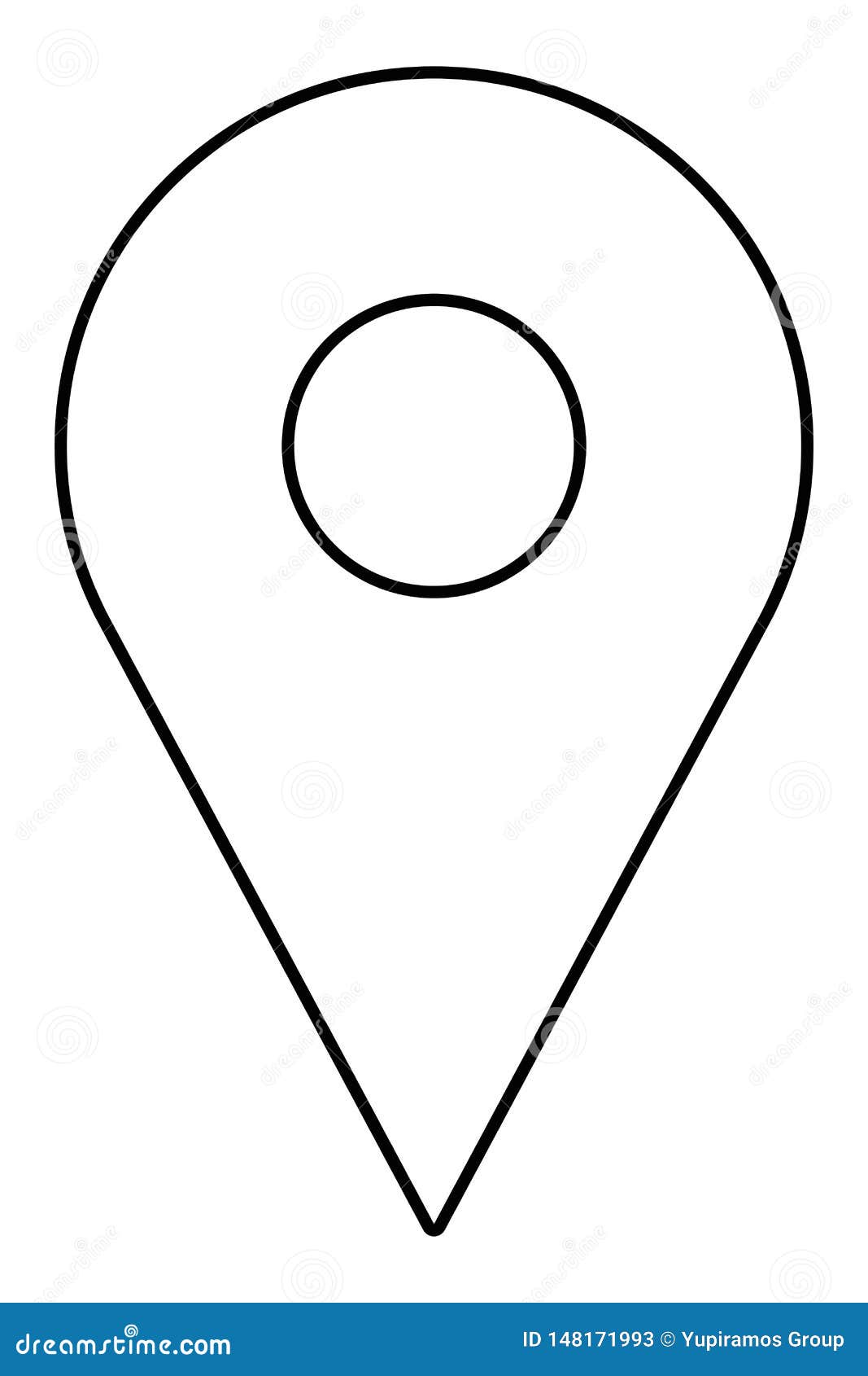 Gps mark design stock vector. Illustration of application - 148171993