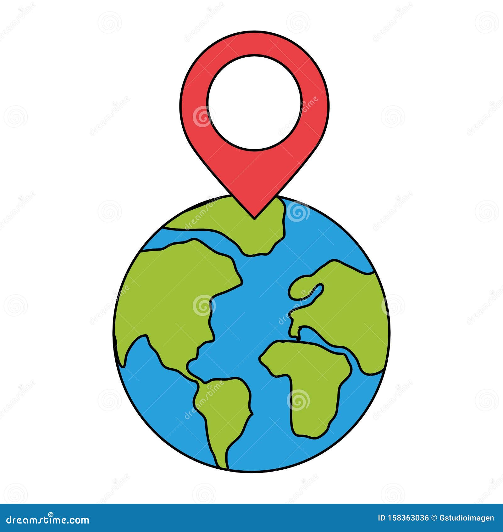 Gps mark vector design stock illustration. Illustration of system ...