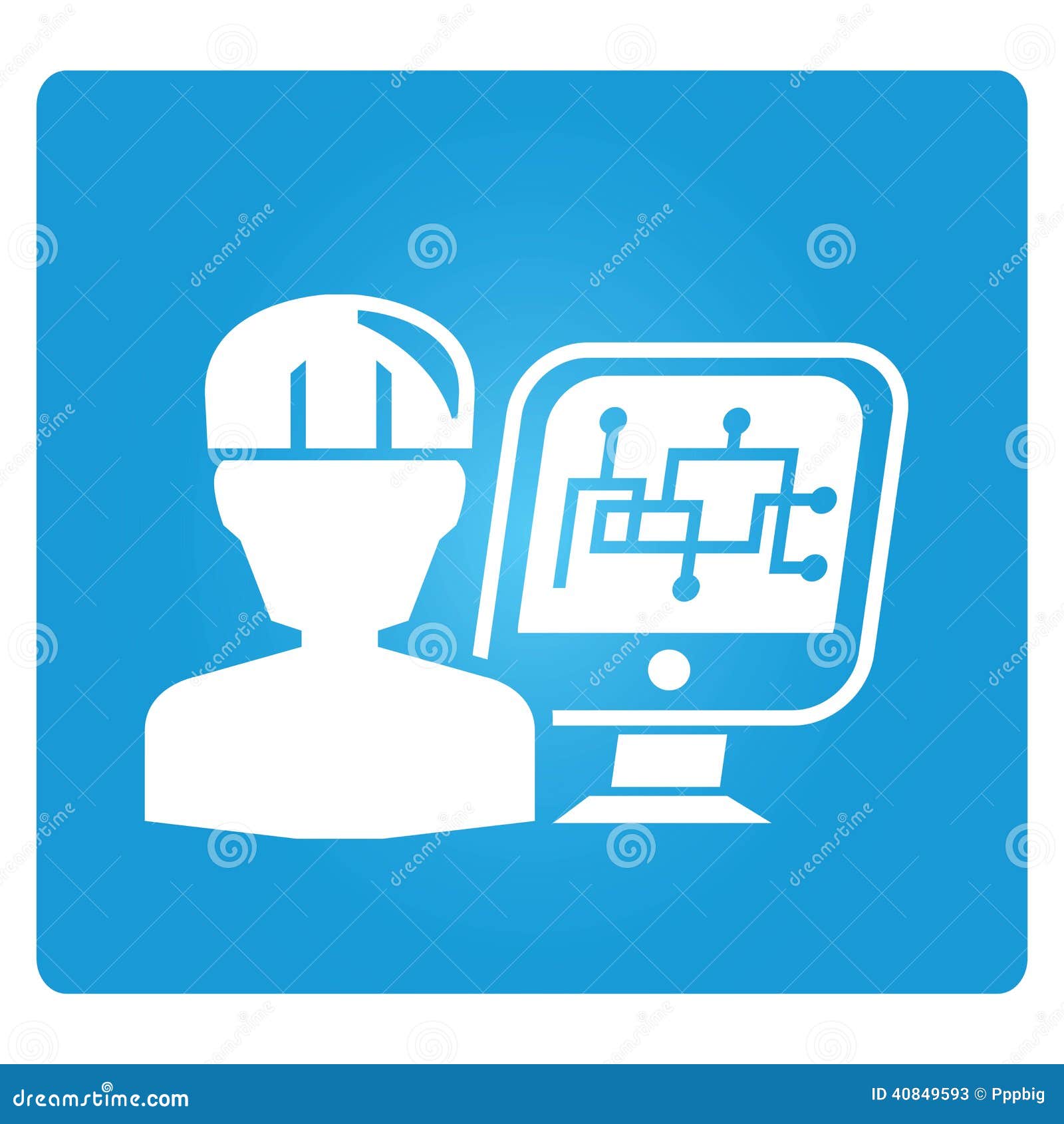 GPS monitoring stock illustration. Illustration of work - 40849593