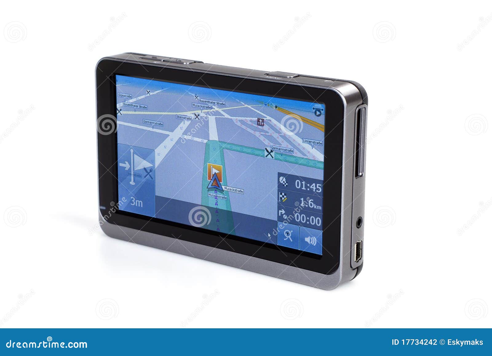 GPS navigation. stock photo. Image of location, cartography - 17734242