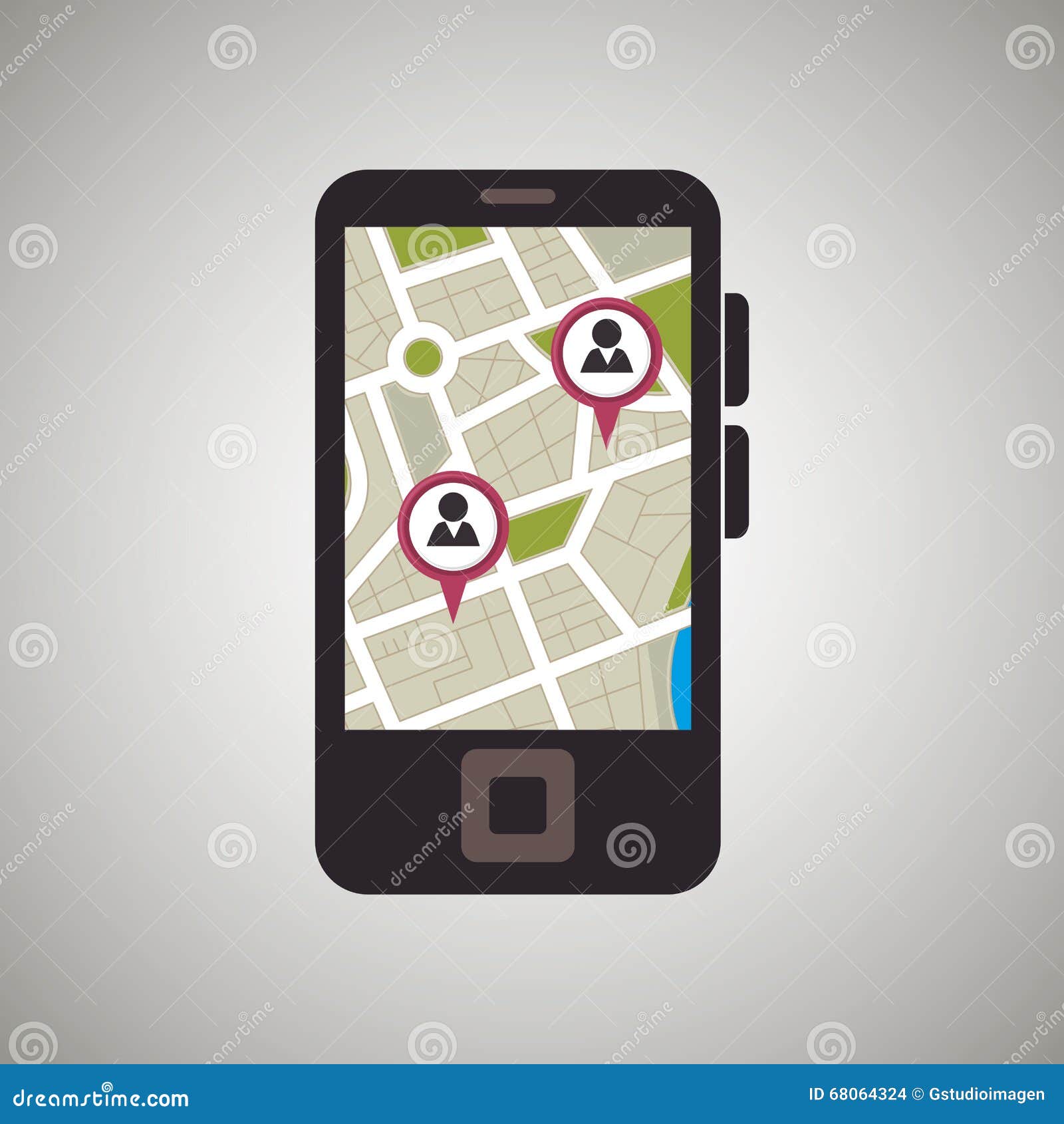 Gps navigation design stock illustration. Illustration of graphic ...