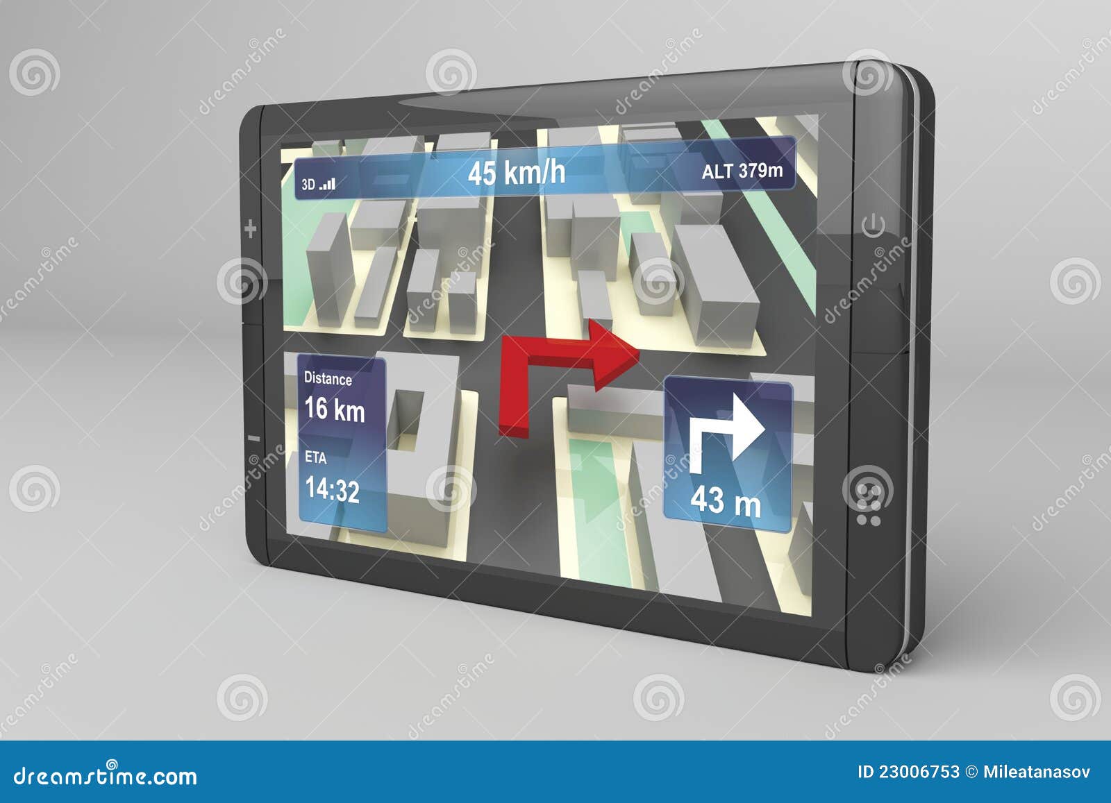 GPS navigation device stock illustration. Illustration of portable ...