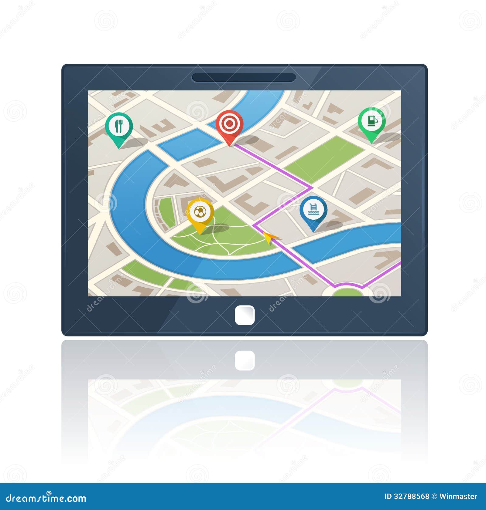 Gps navigation device stock vector. Illustration of interest - 32788568 Gps navigation device stock vector. Illustration of interest - 32788568