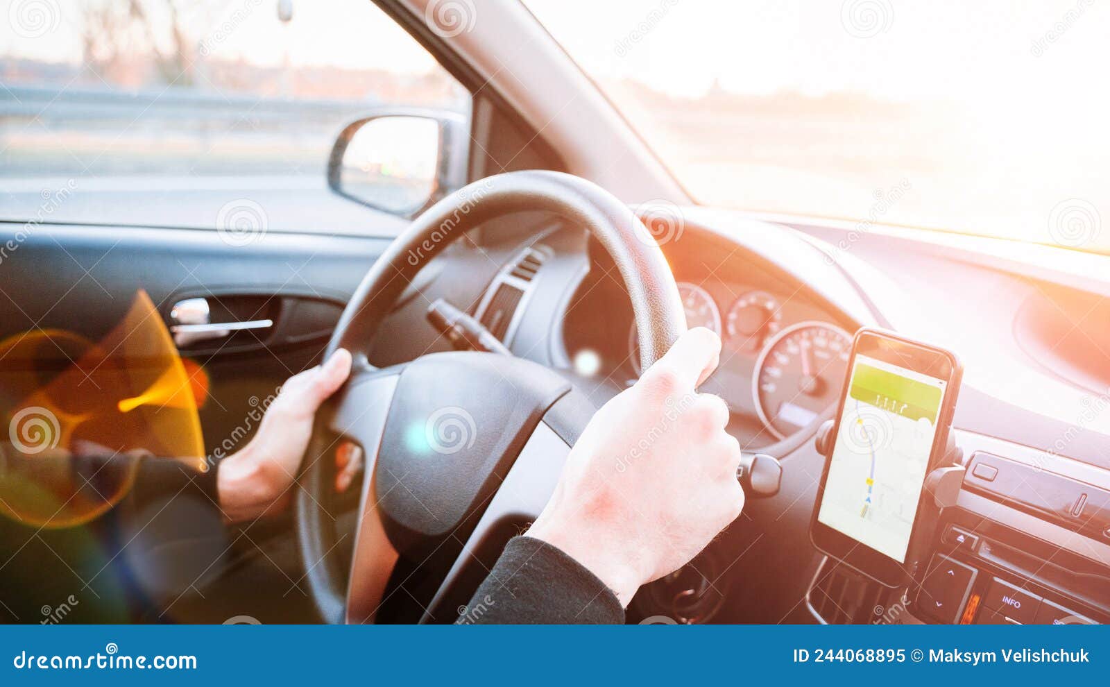 Gps Navigation Map System. Global Positioning System on Smartphone ...