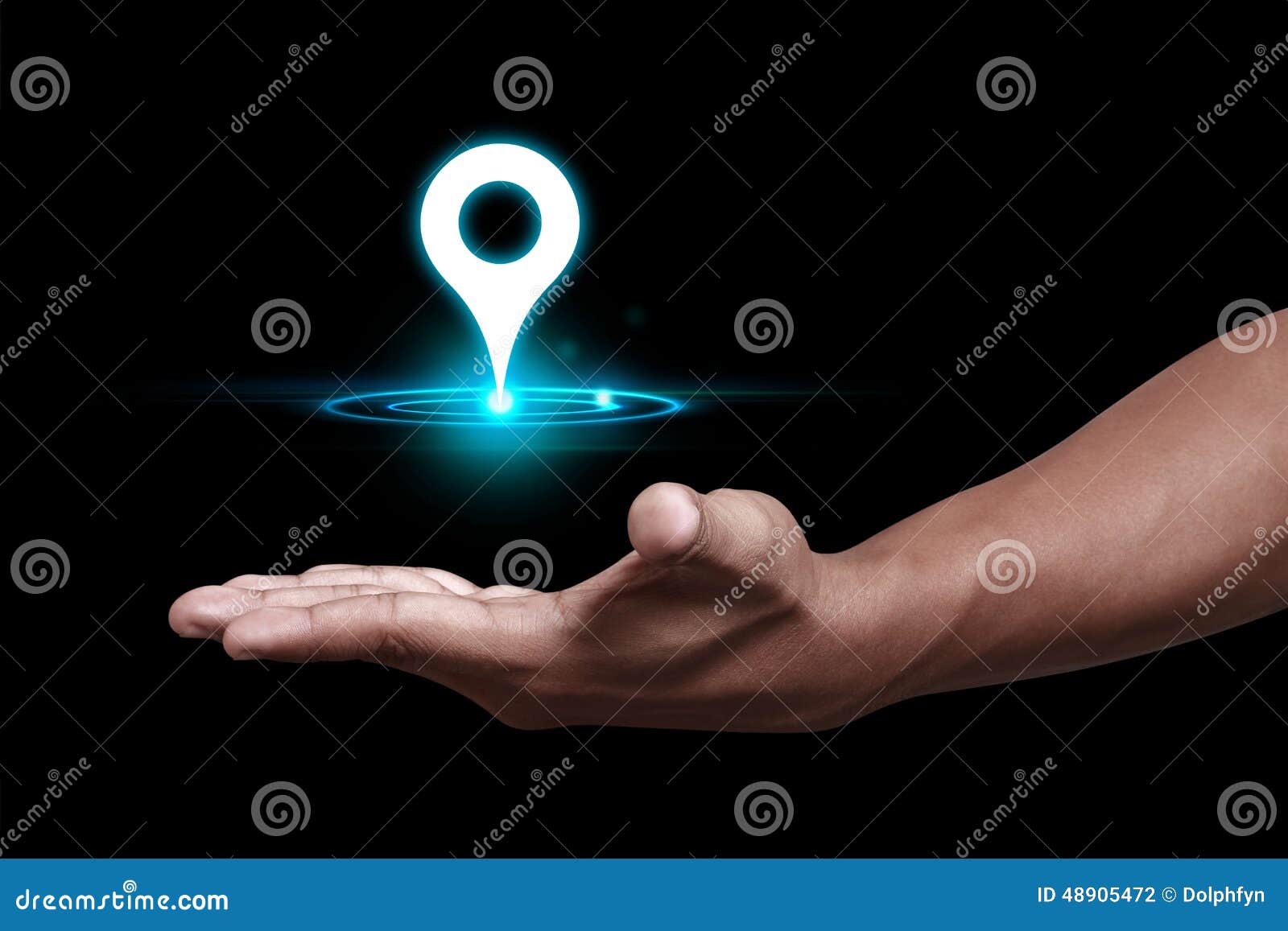 GPS and Navigation pin stock photo. Image of destination - 48905472