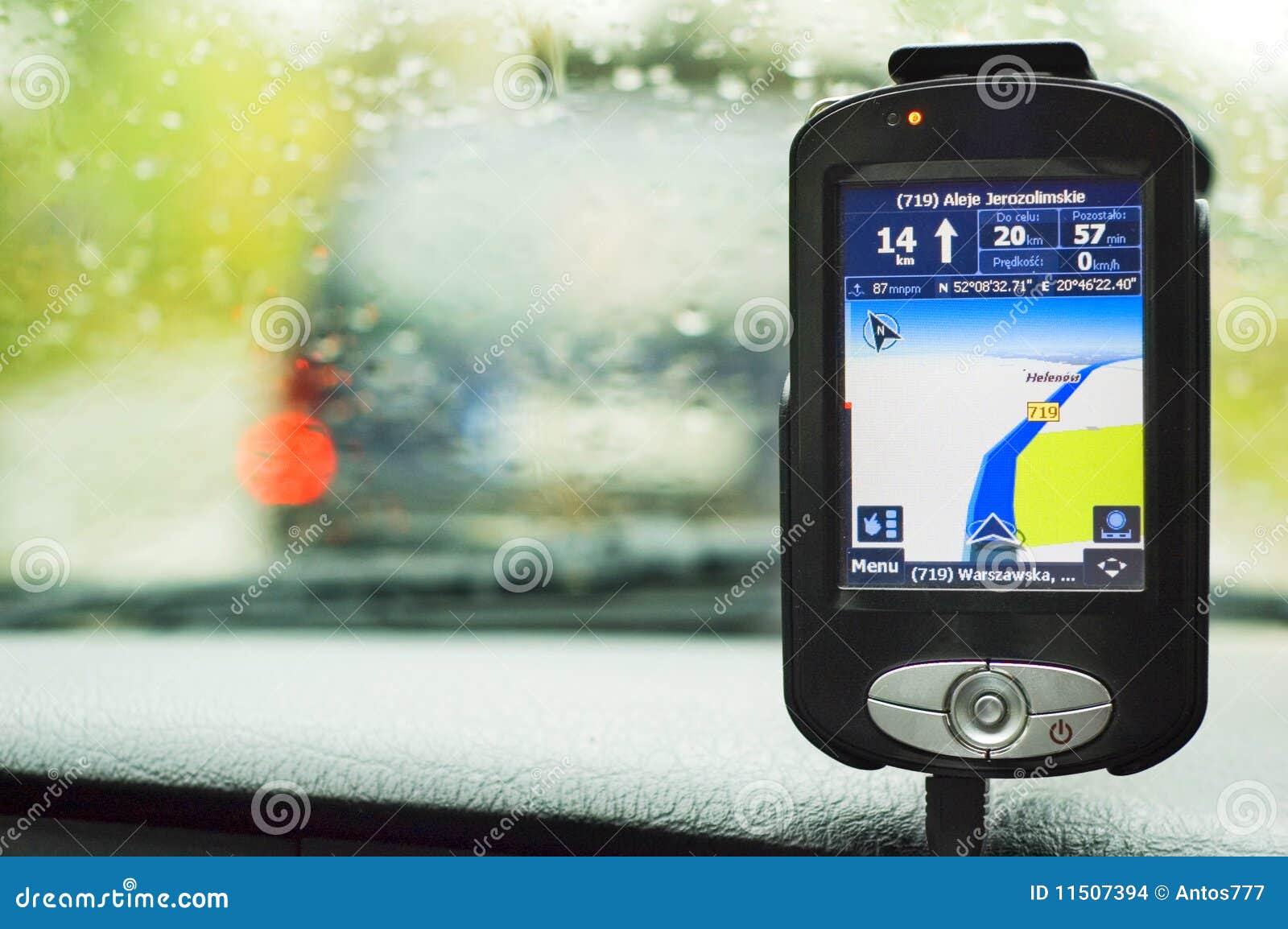 GPS navigation receiver stock photo. Image of travel - 11507394