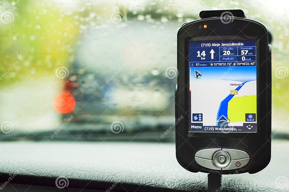 GPS navigation receiver stock photo. Image of travel - 11507394