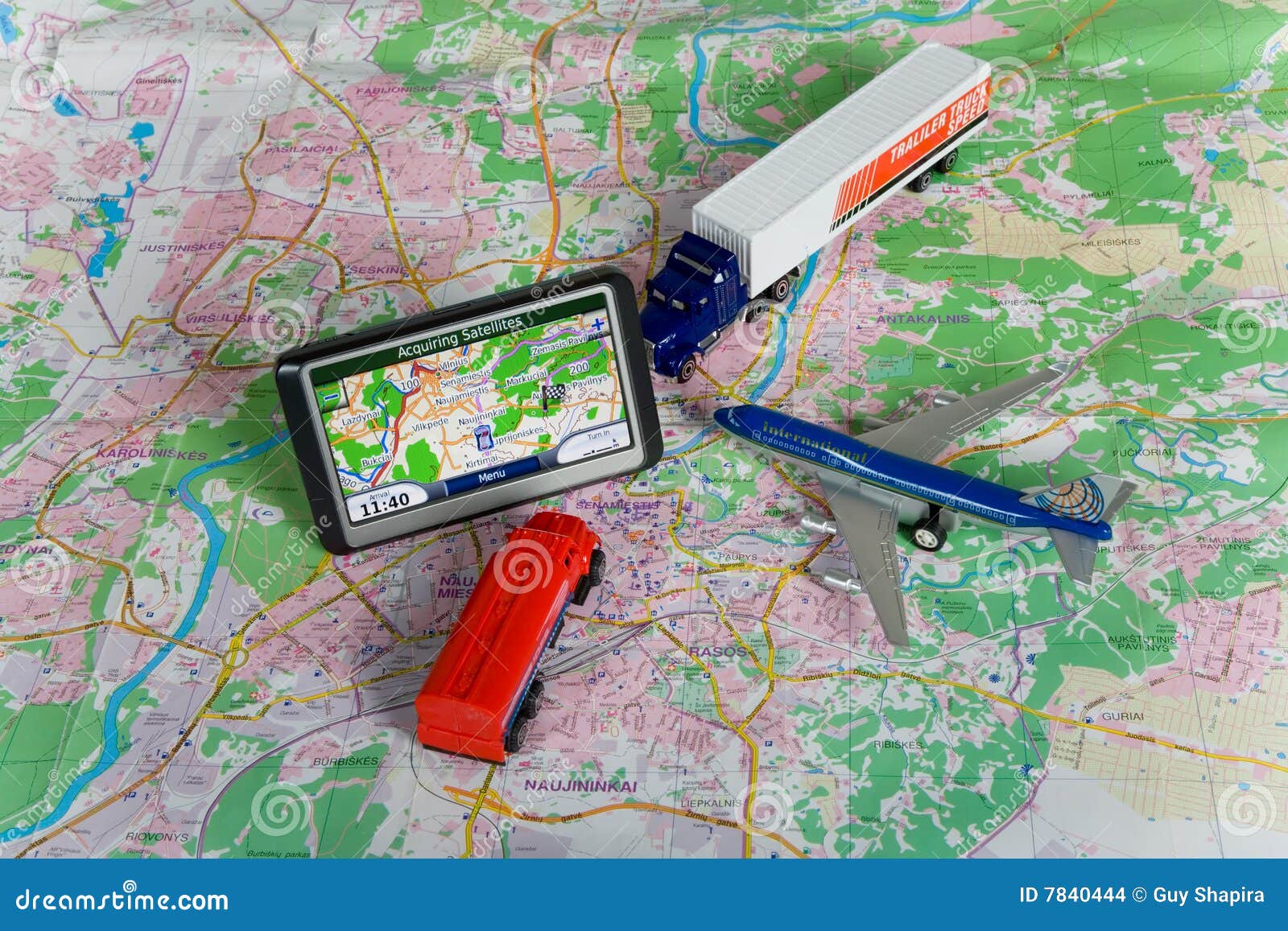 GPS Navigation system stock photo. Image of navigation - 7840444