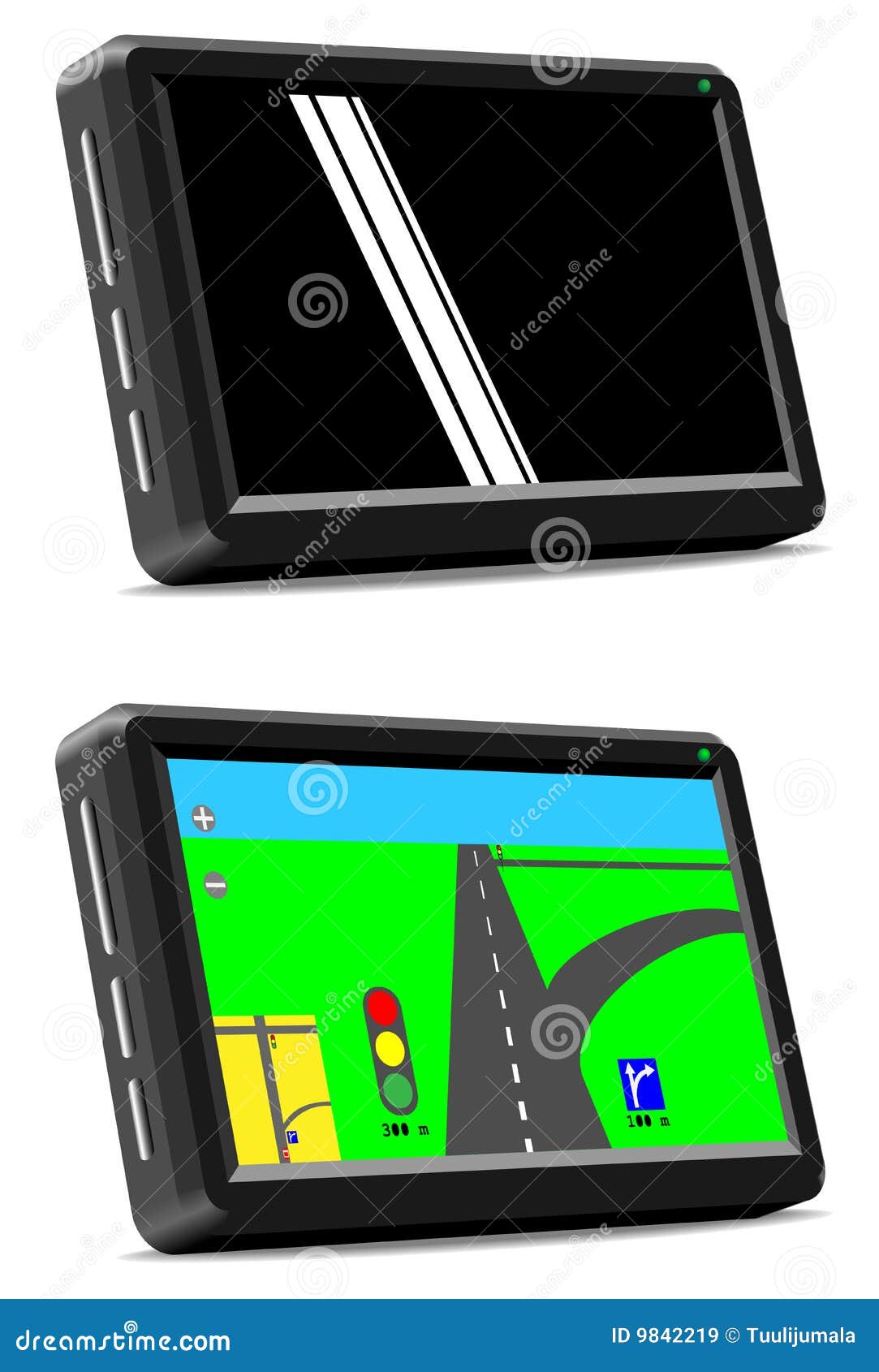 Gps-Navigationsanlage vektor abbildung. Illustration von beweglich ...