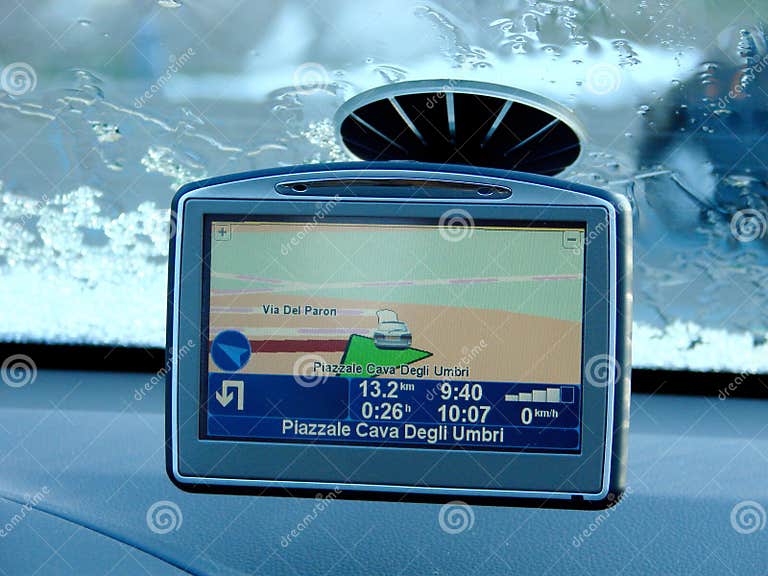 GPS navigator stock image. Image of instrument, positioning - 4221273