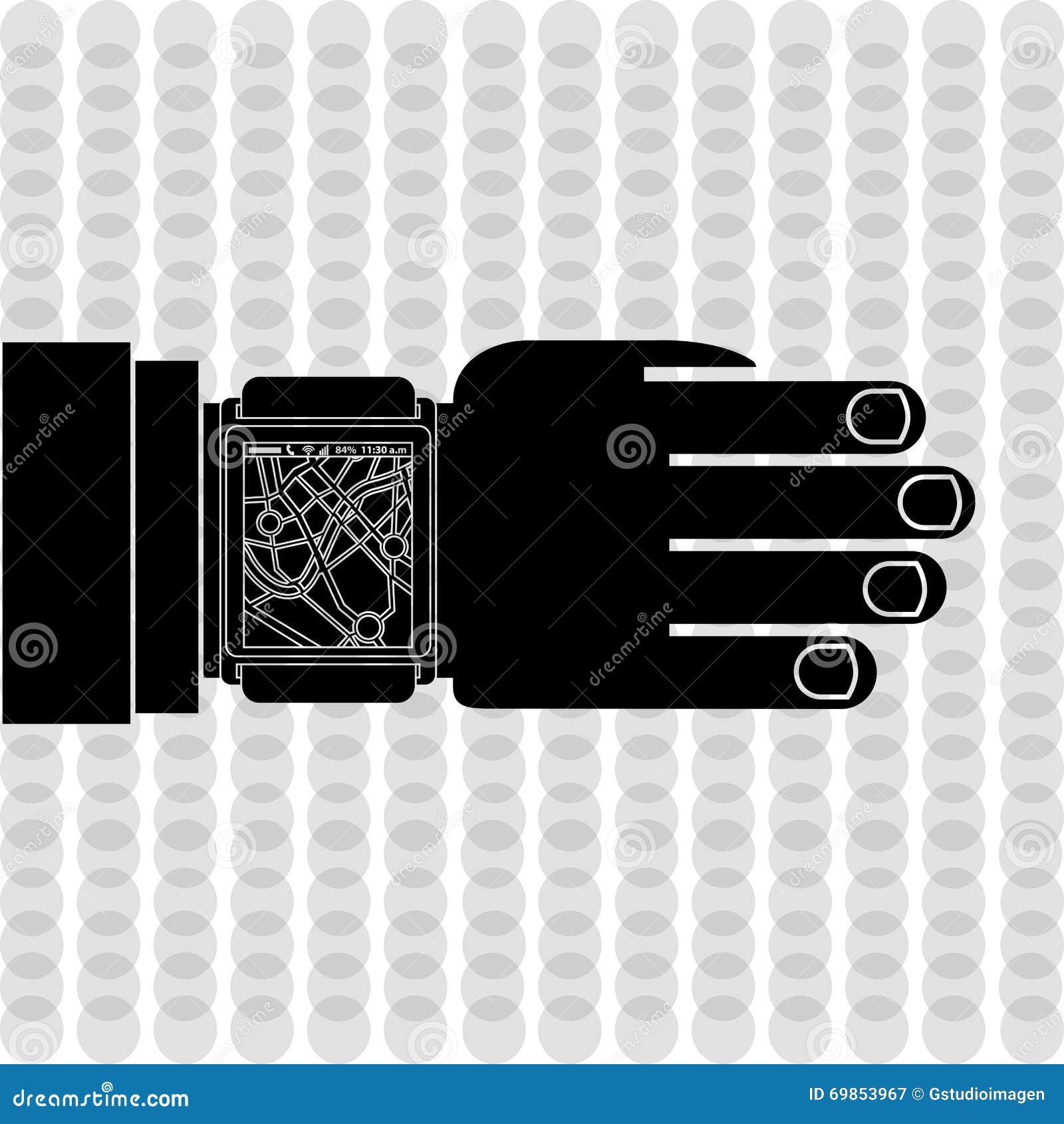 Gps navigator design stock illustration. Illustration of transportation ...