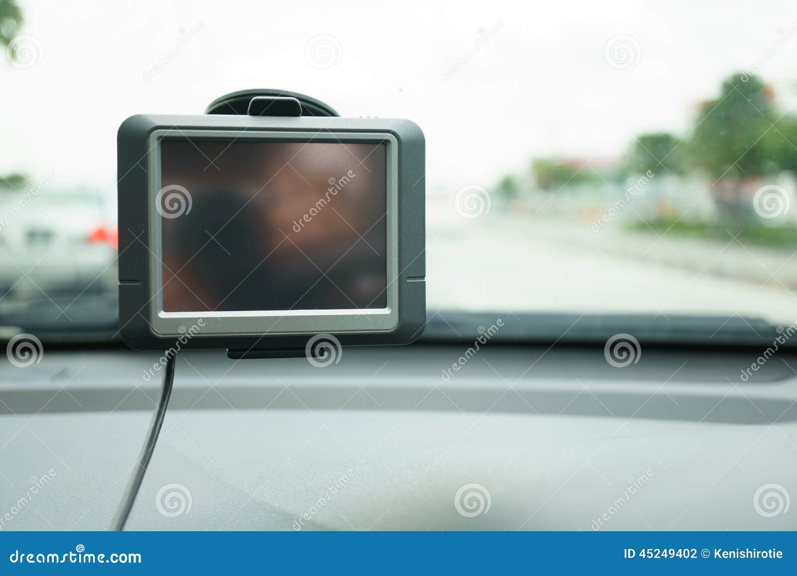 GPS navigator stock photo. Image of blank, road, navigator - 45249402