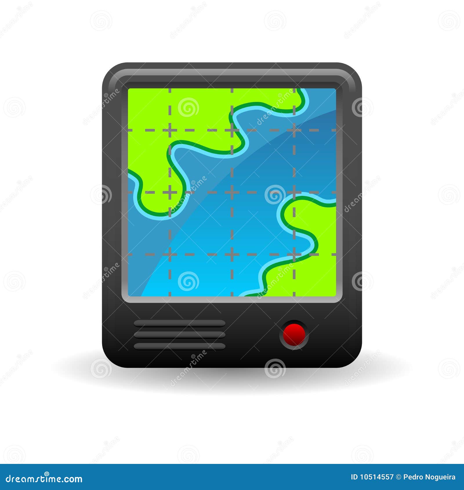 GPS pictogram vector illustratie. Illustration of vervoer - 10514557