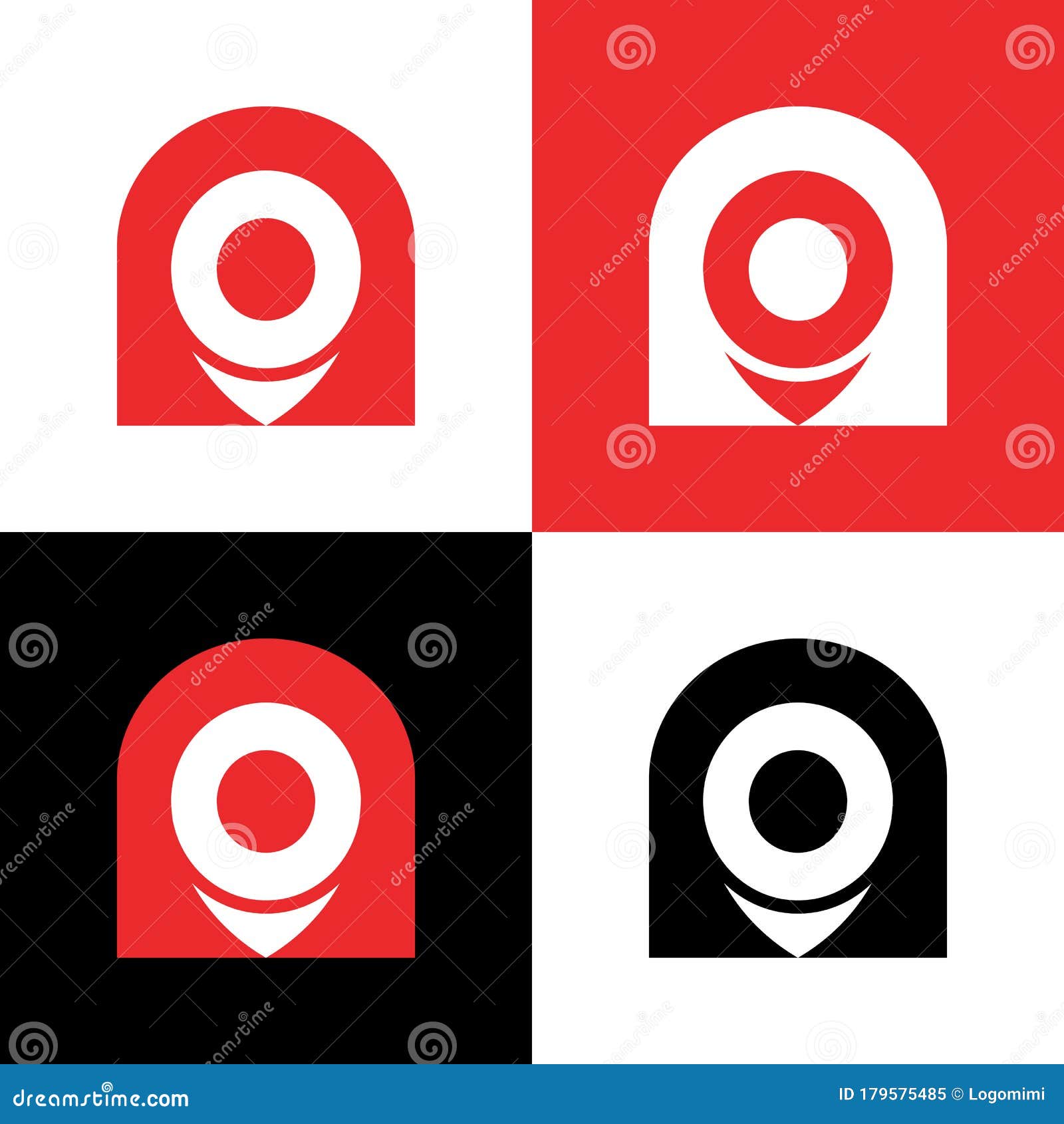 Pointer Logo Design Cartoon Vector | CartoonDealer.com #208707057