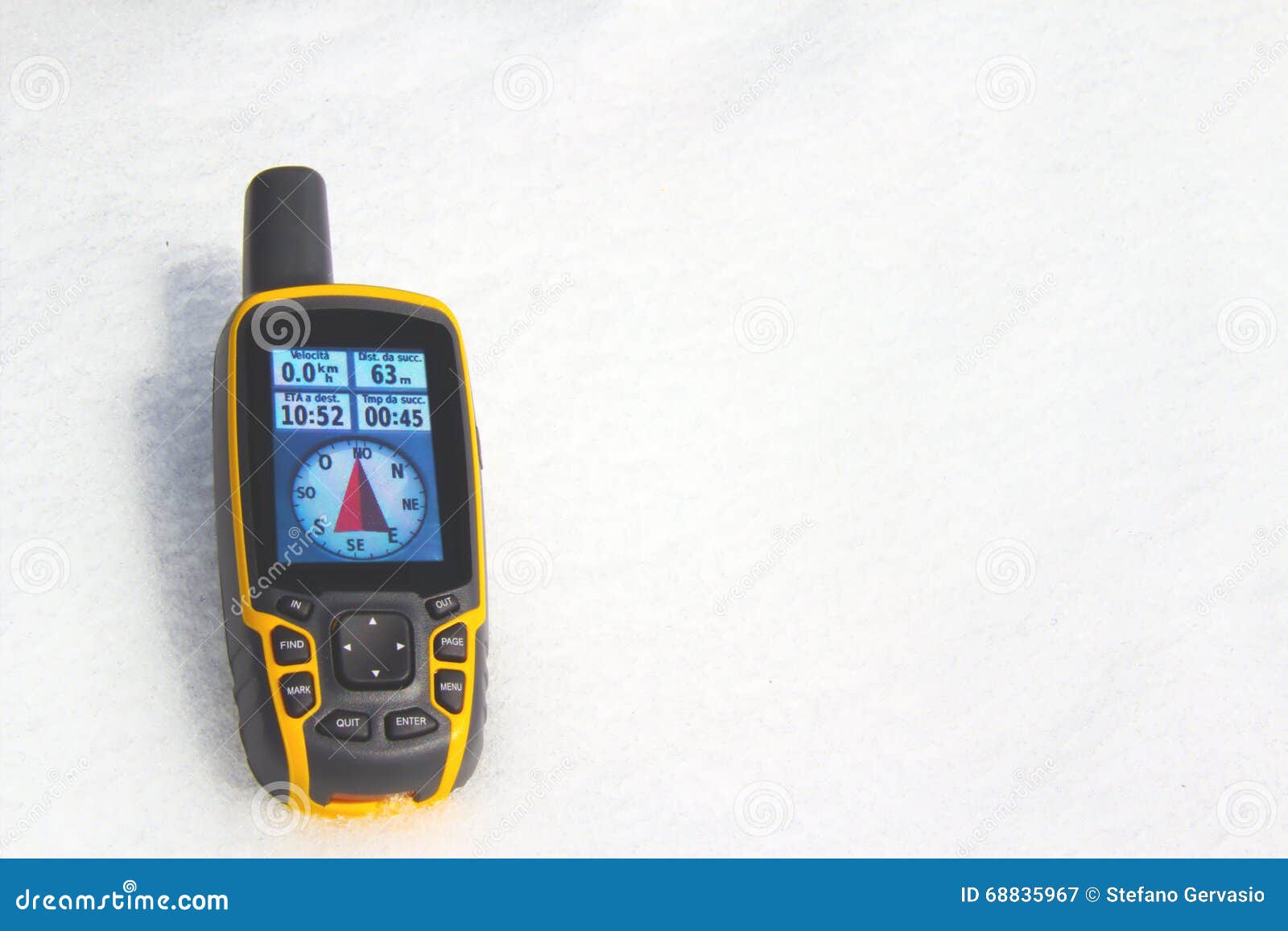 GPS Receiver stock image. Image of compass, orientation - 68835967