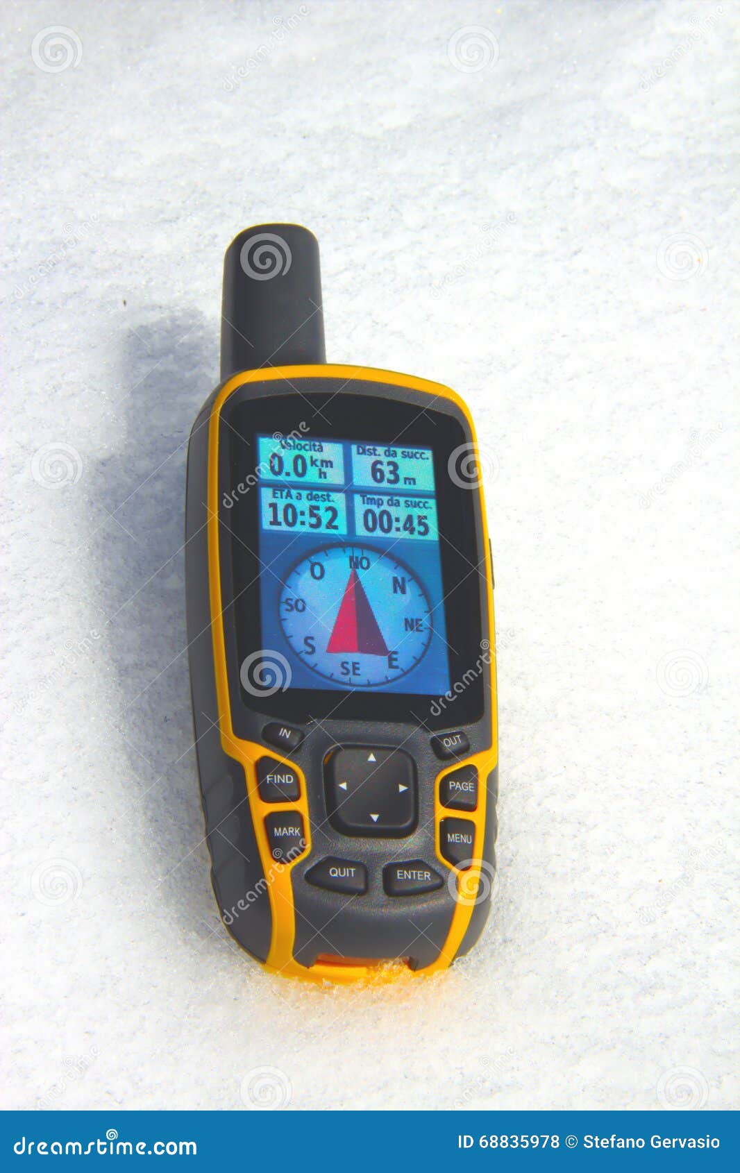 GPS Receiver stock photo. Image of direction, outdoor - 68835978