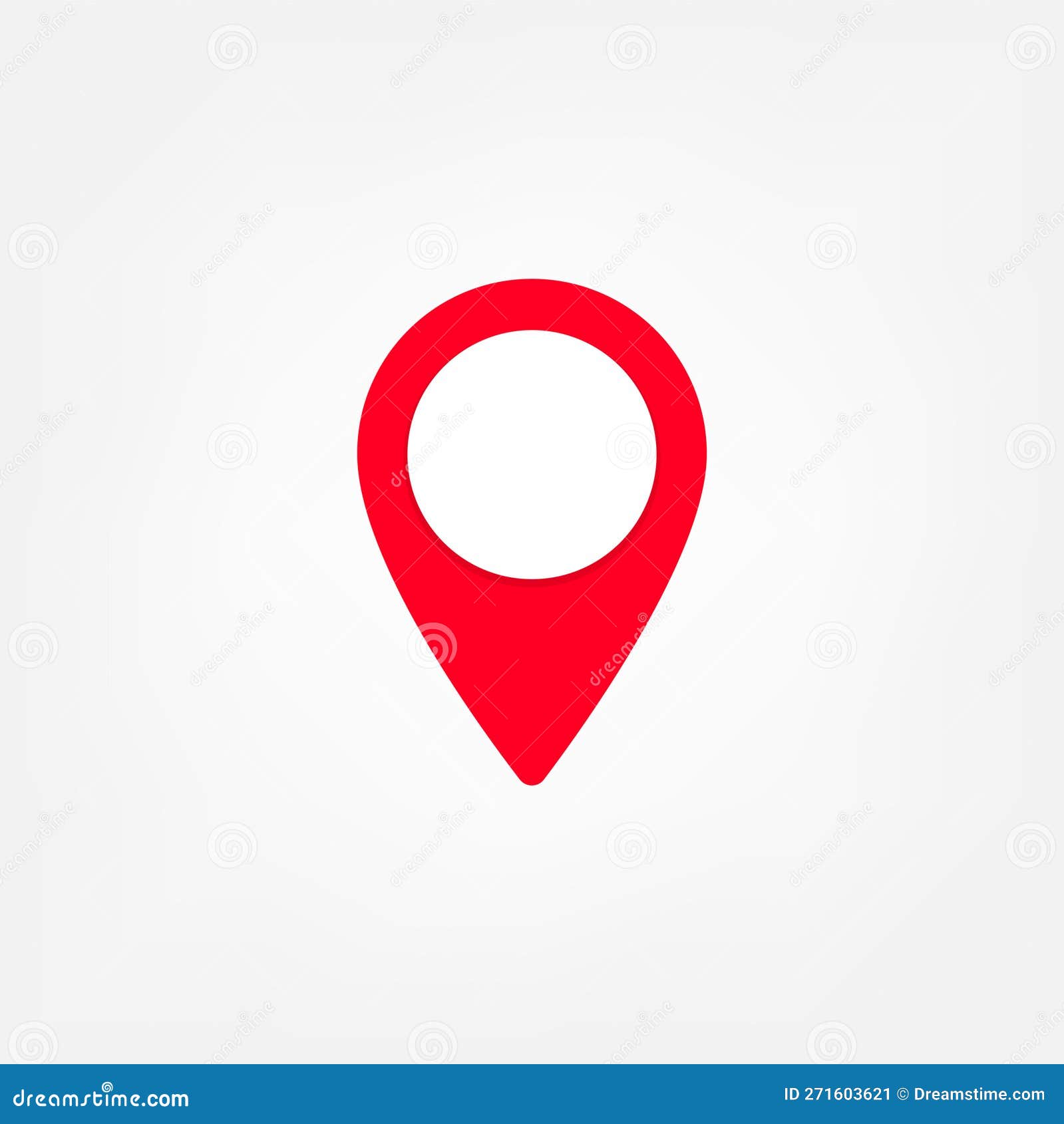 GPS Red Pin, Location Sign, Gps Marker Stock Vector - Illustration of ...