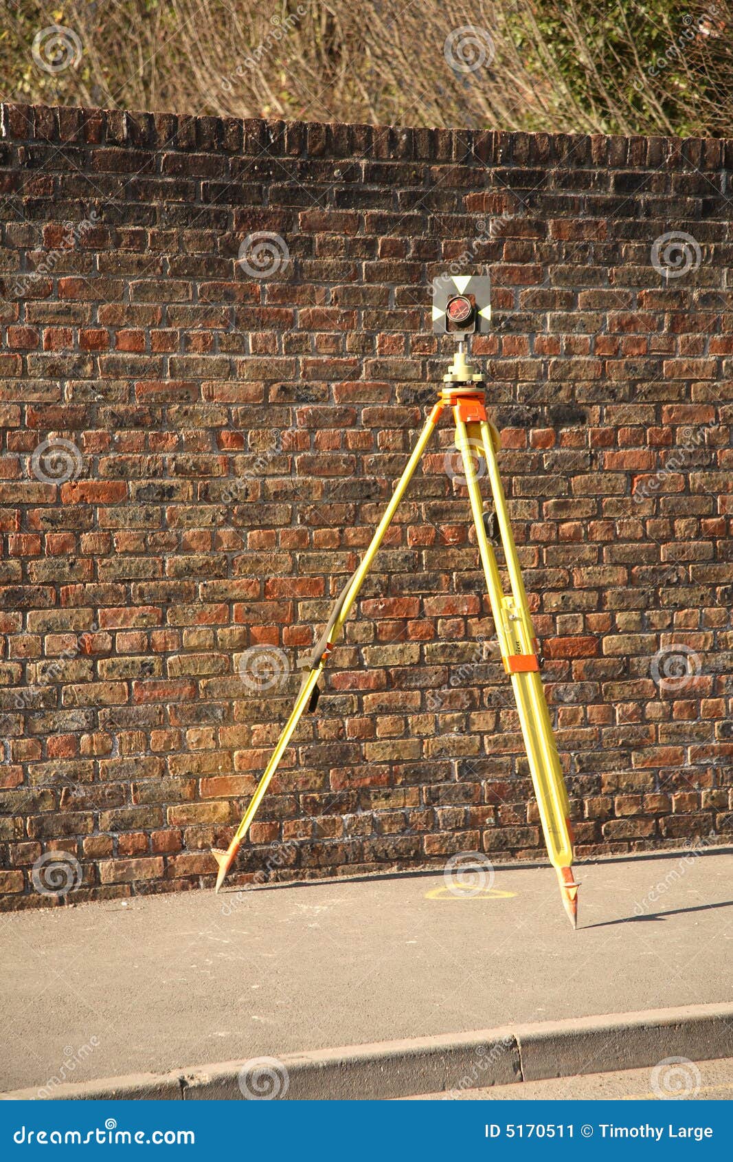 GPS Reflector stock image. Image of construction, contractor - 5170511