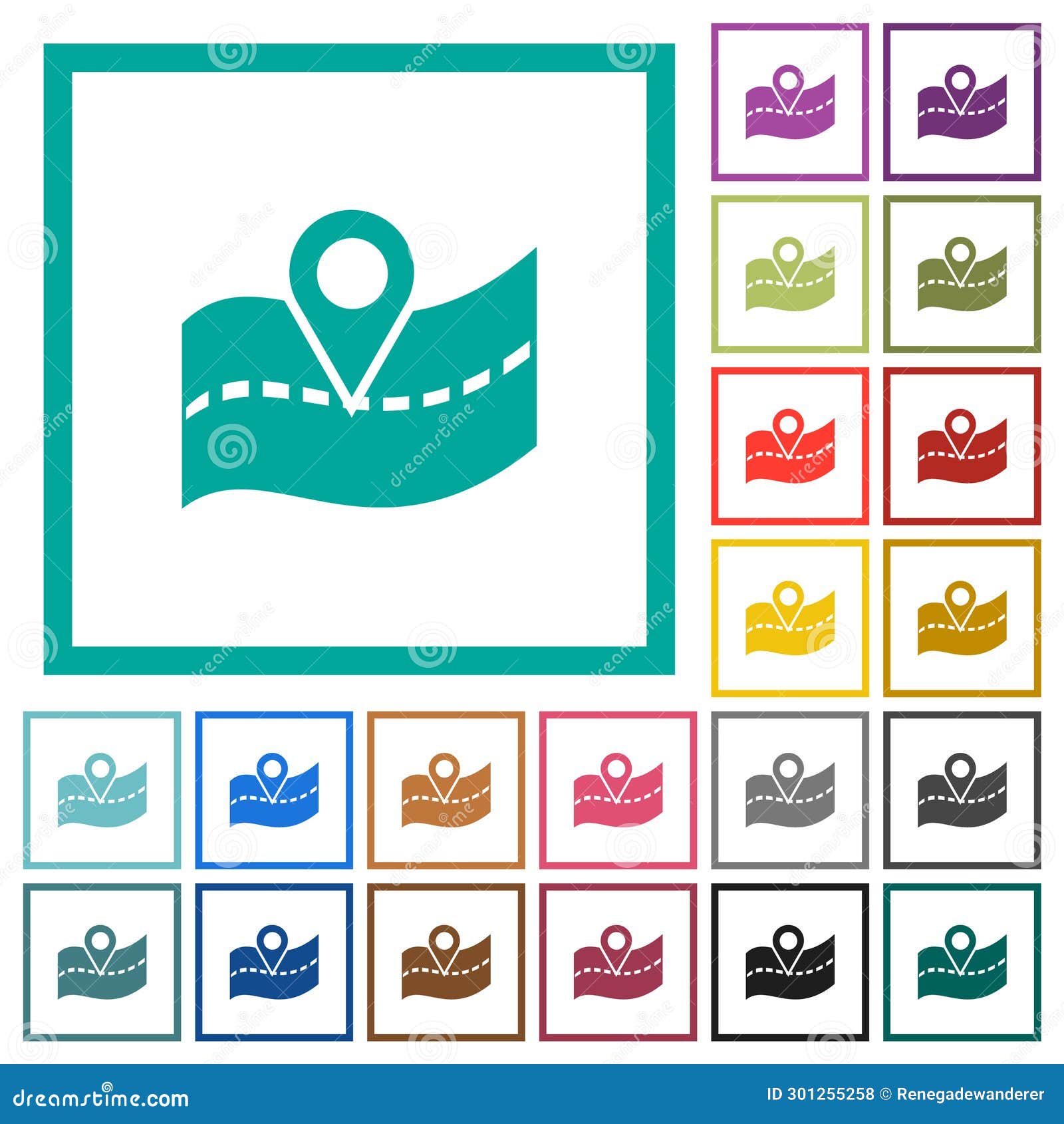 Road Way Location Infographic Template With A Phased Structure Vector ...