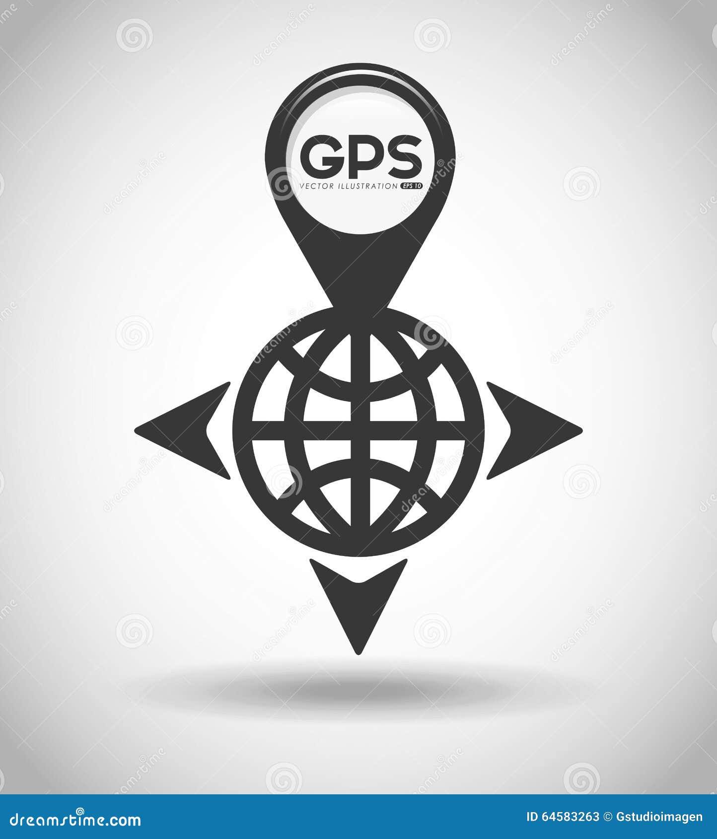 Gps service design stock illustration. Illustration of local - 64583263