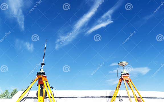 GPS Surveying ,global Position System Stock Photo - Image of ...