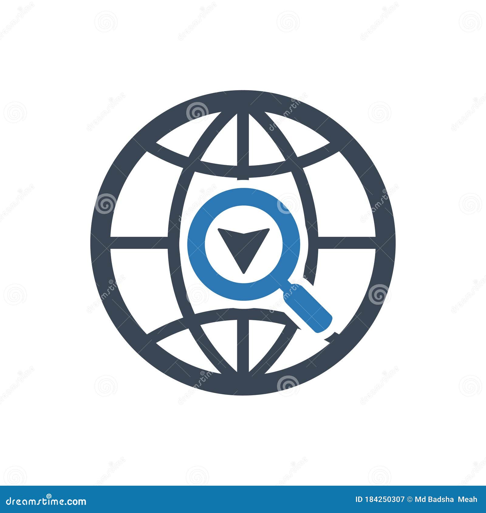 Gps tracking icon stock vector. Illustration of illustrations - 184250307