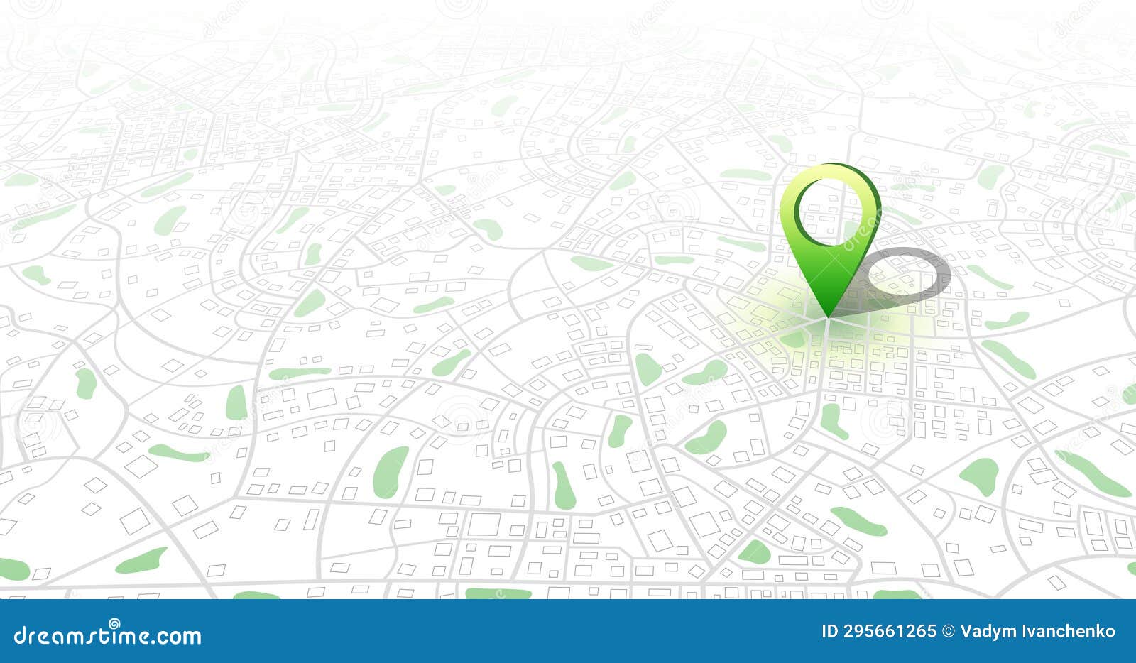 Gps Tracking Map. Abstract Isometric Location Tracks Dashboard Stock ...