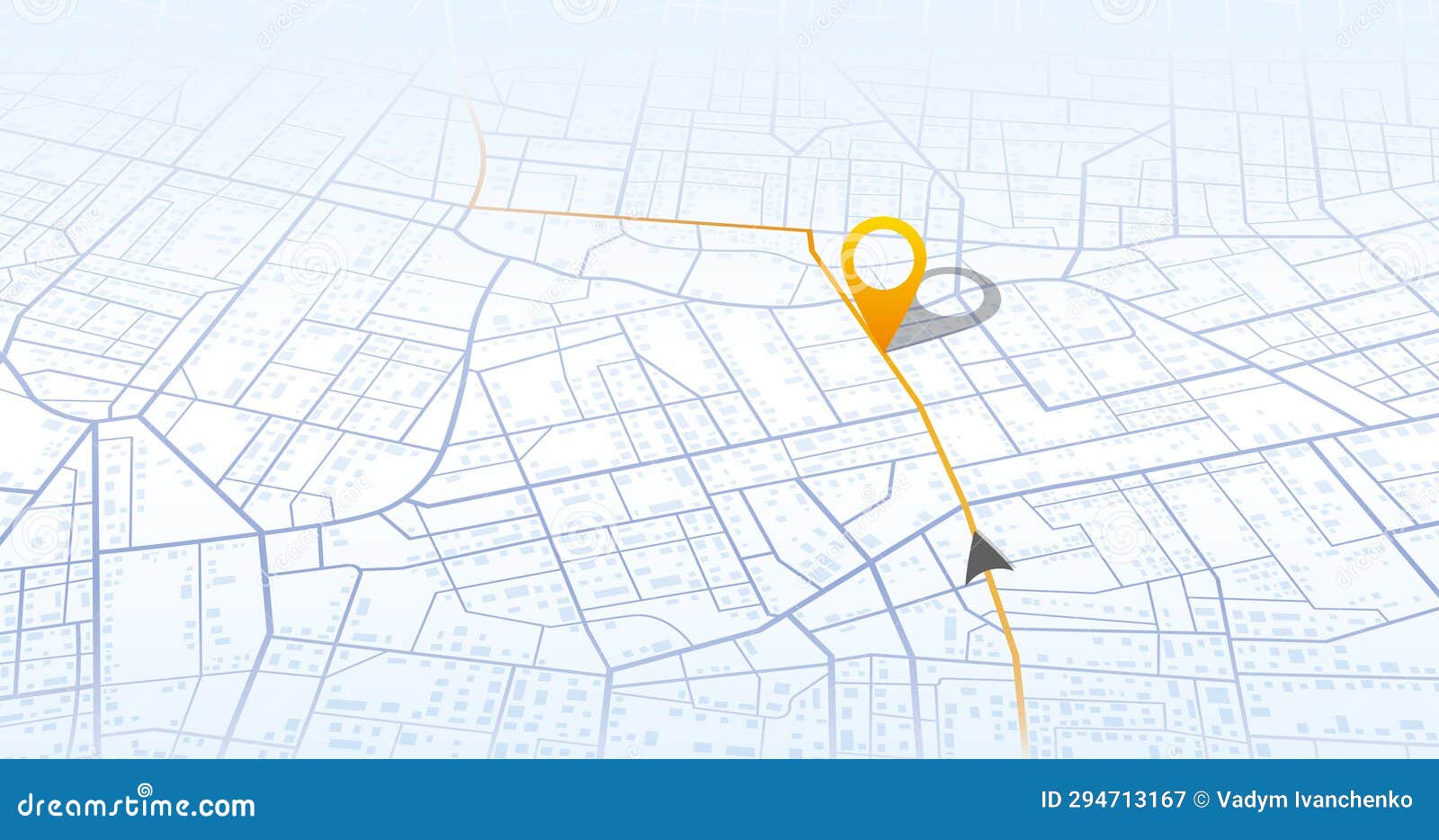 Gps Tracking Map. Abstract Isometric Location Tracks Dashboard Stock ...