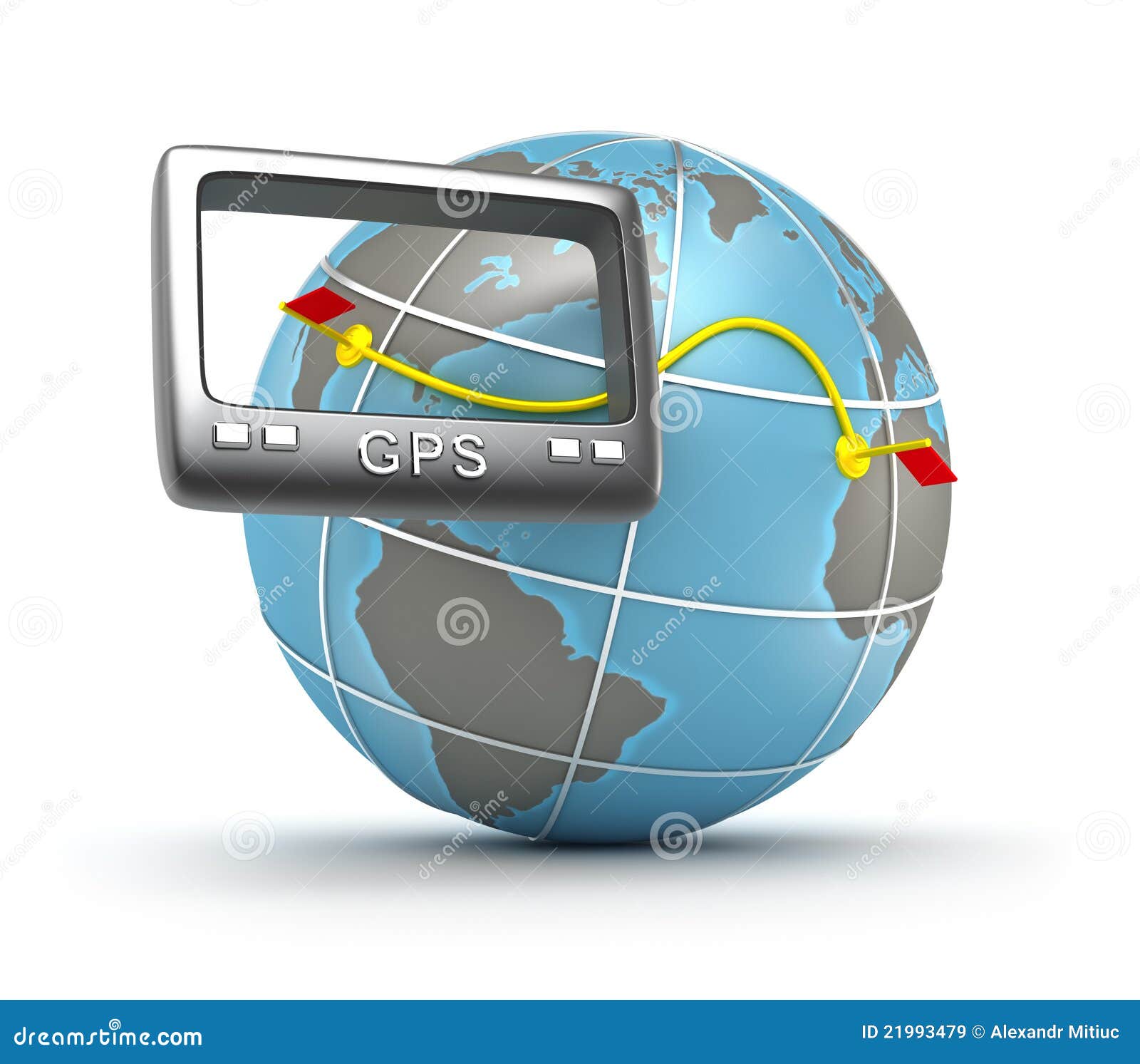 GPS world tracker stock illustration. Illustration of flag - 21993479