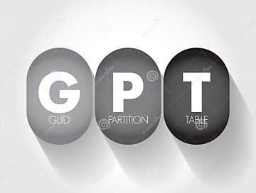 GPT GUID Partition Table - Standard for the Layout of Partition Tables ...