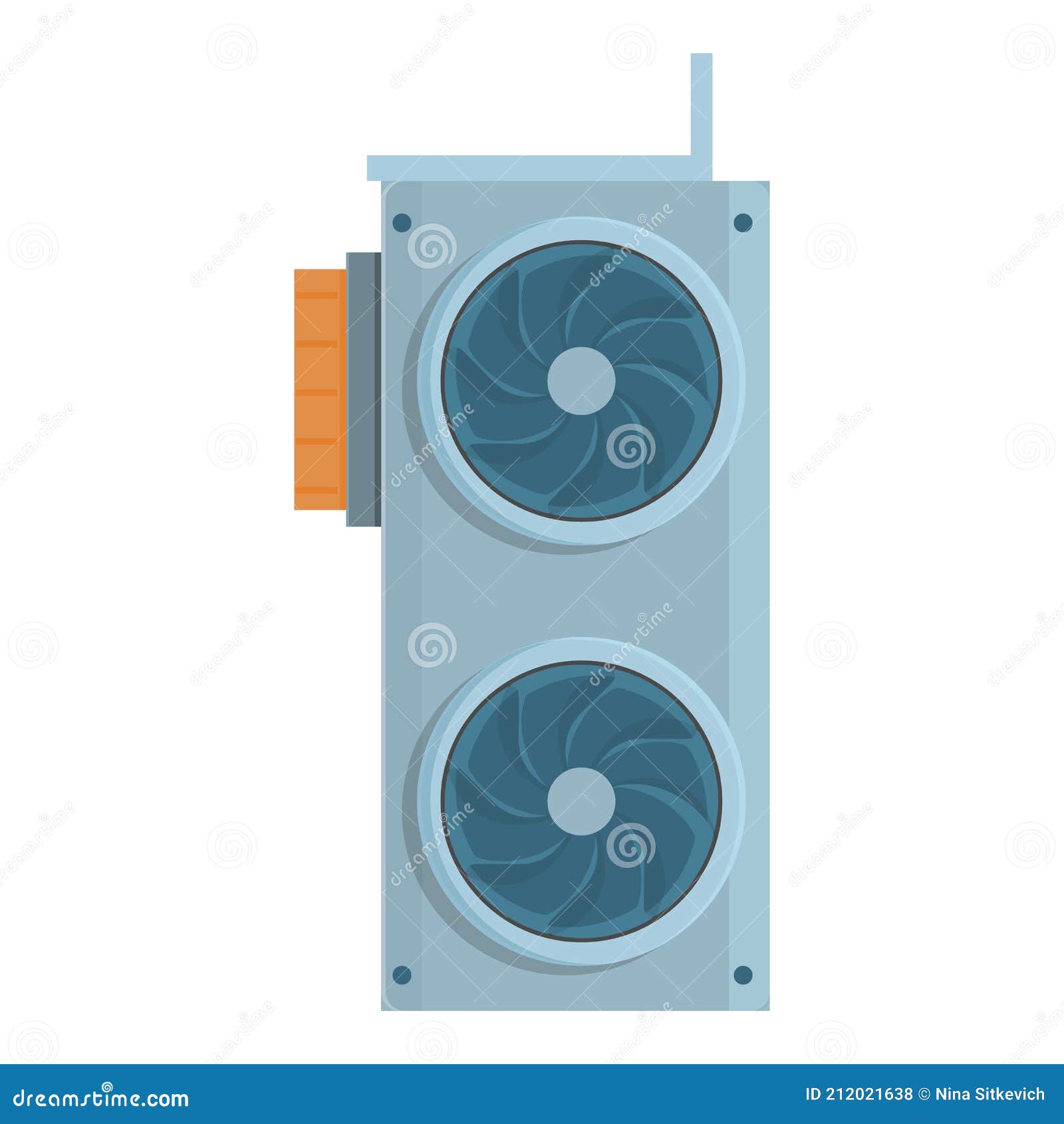 Gpu Device Icon, Cartoon Style Stock Vector - Illustration of cartoon ...