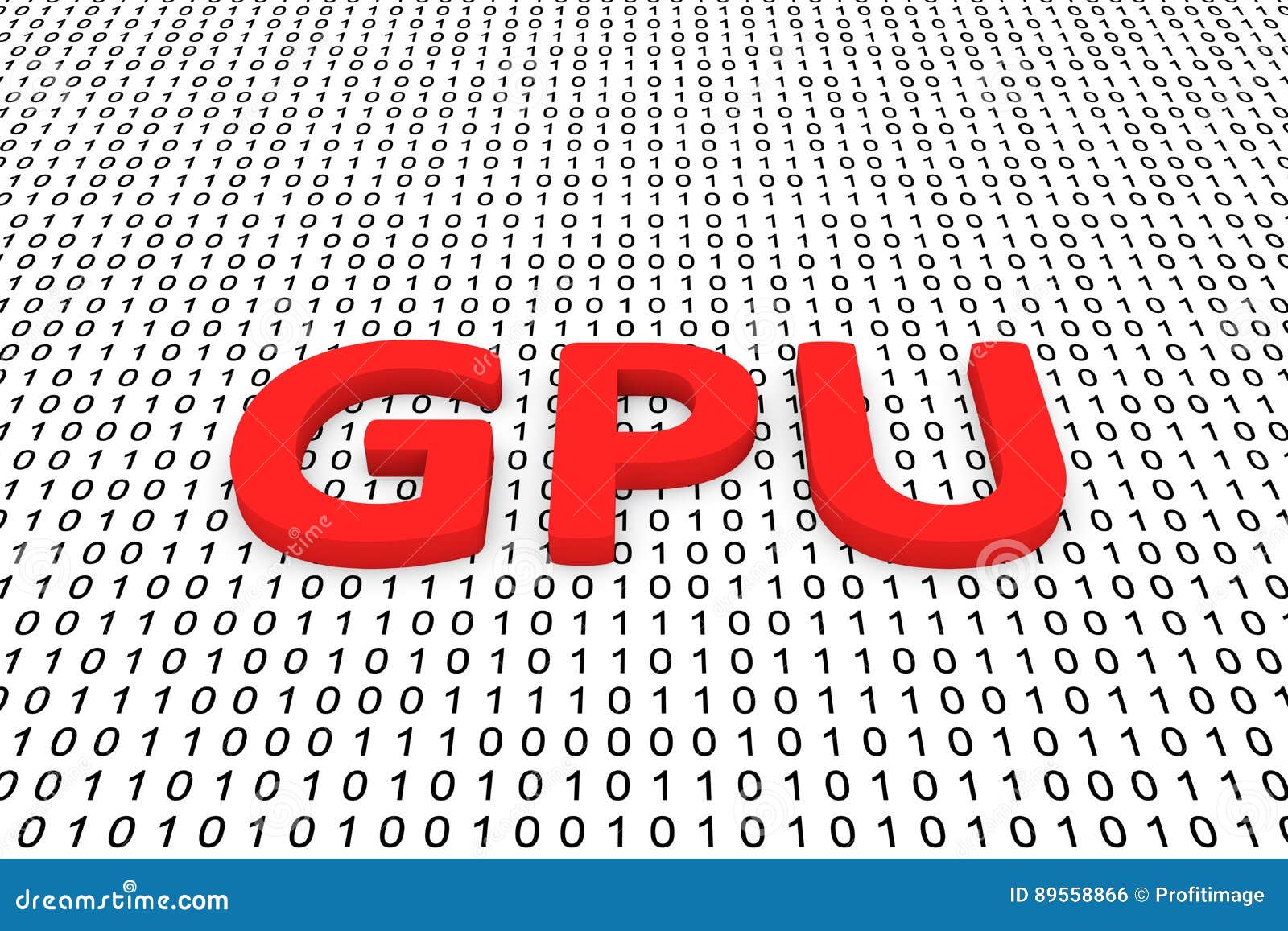 GPU stock illustration. Illustration of information, data - 89558866