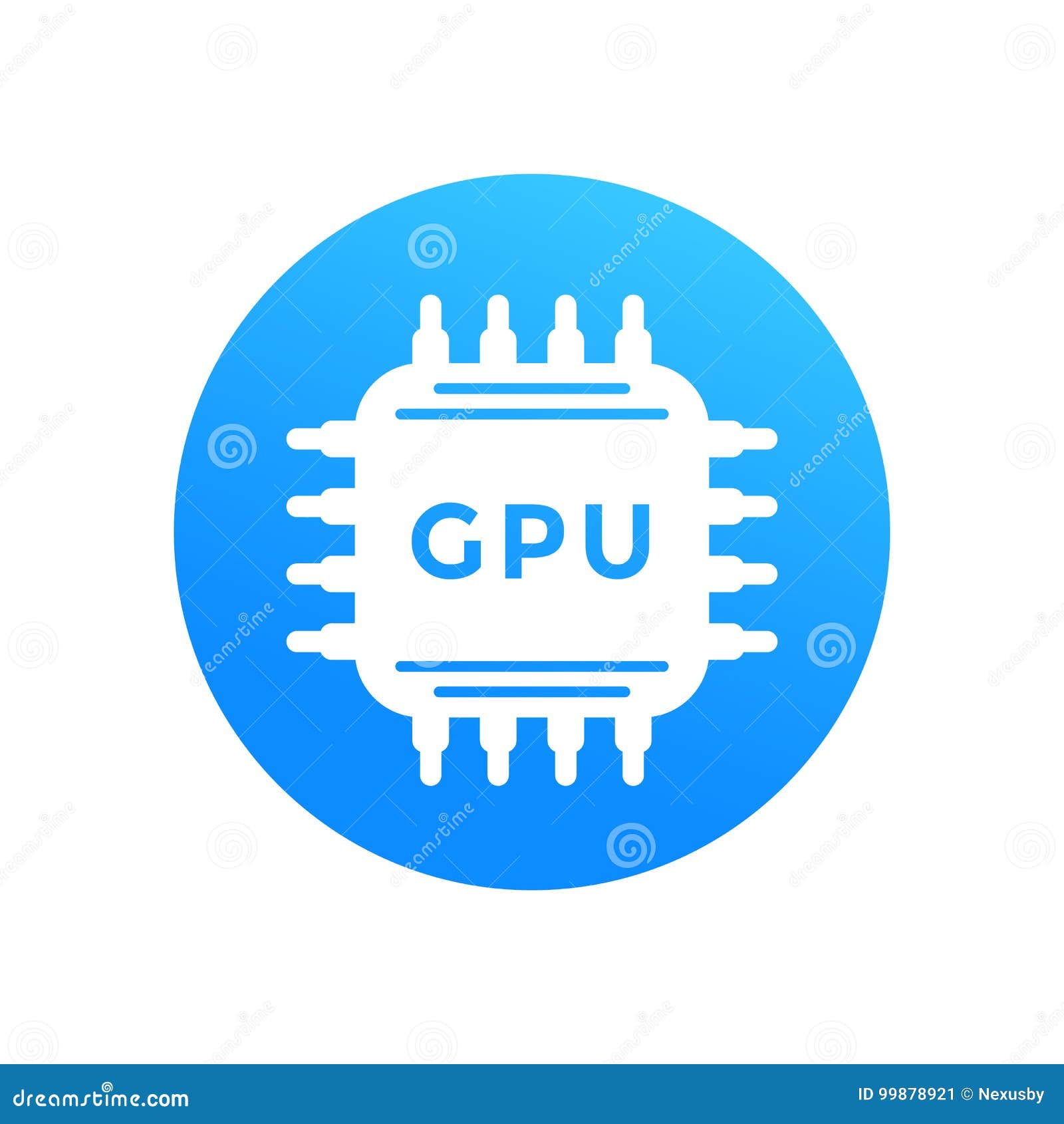 GPU Graphic Processor Hardware Tech. Processing Electronic Technology Concept On Server Rack ...