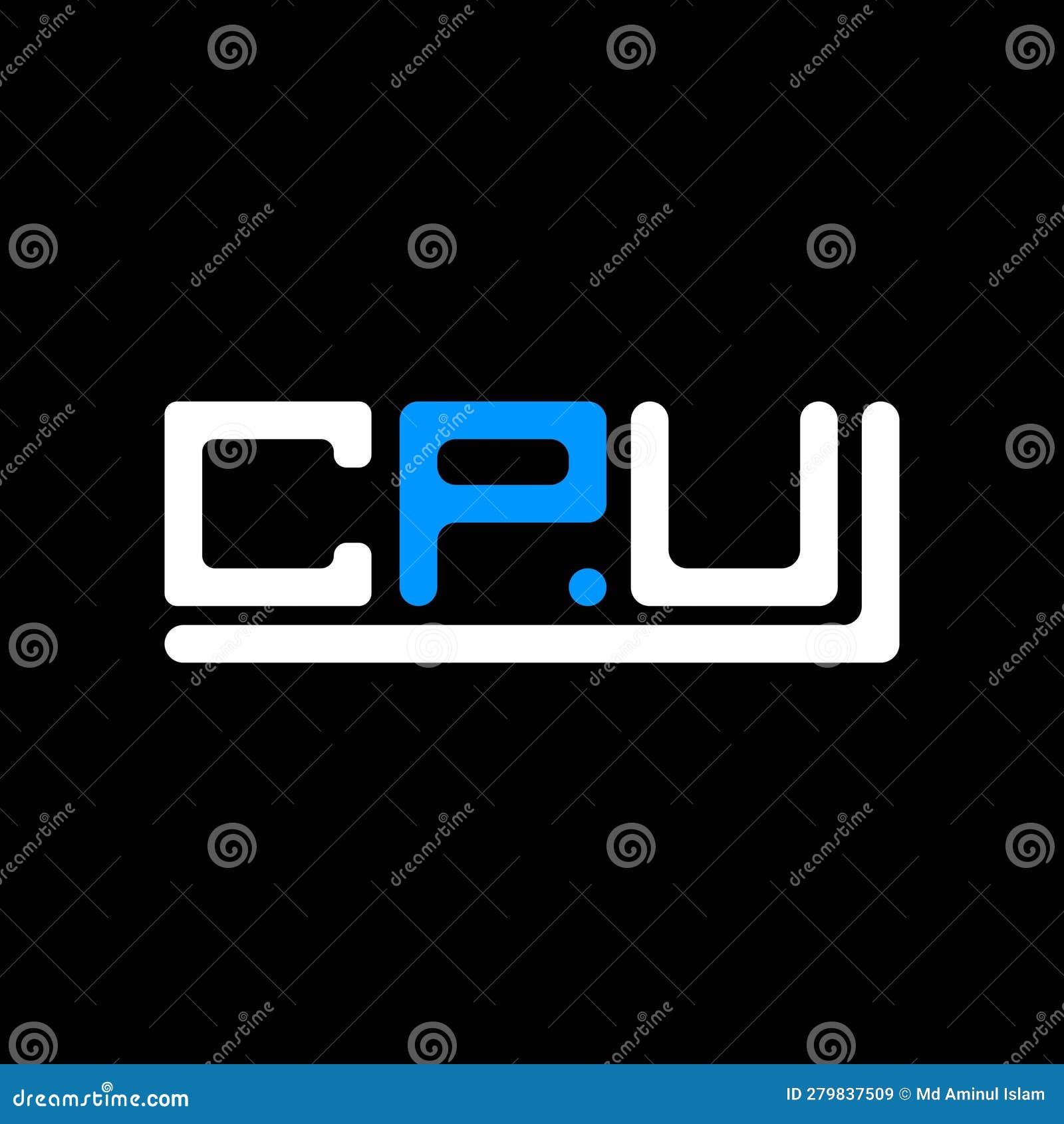 GPU Letter Logo Creative Design with Vector Graphic, GPU Stock Vector ...