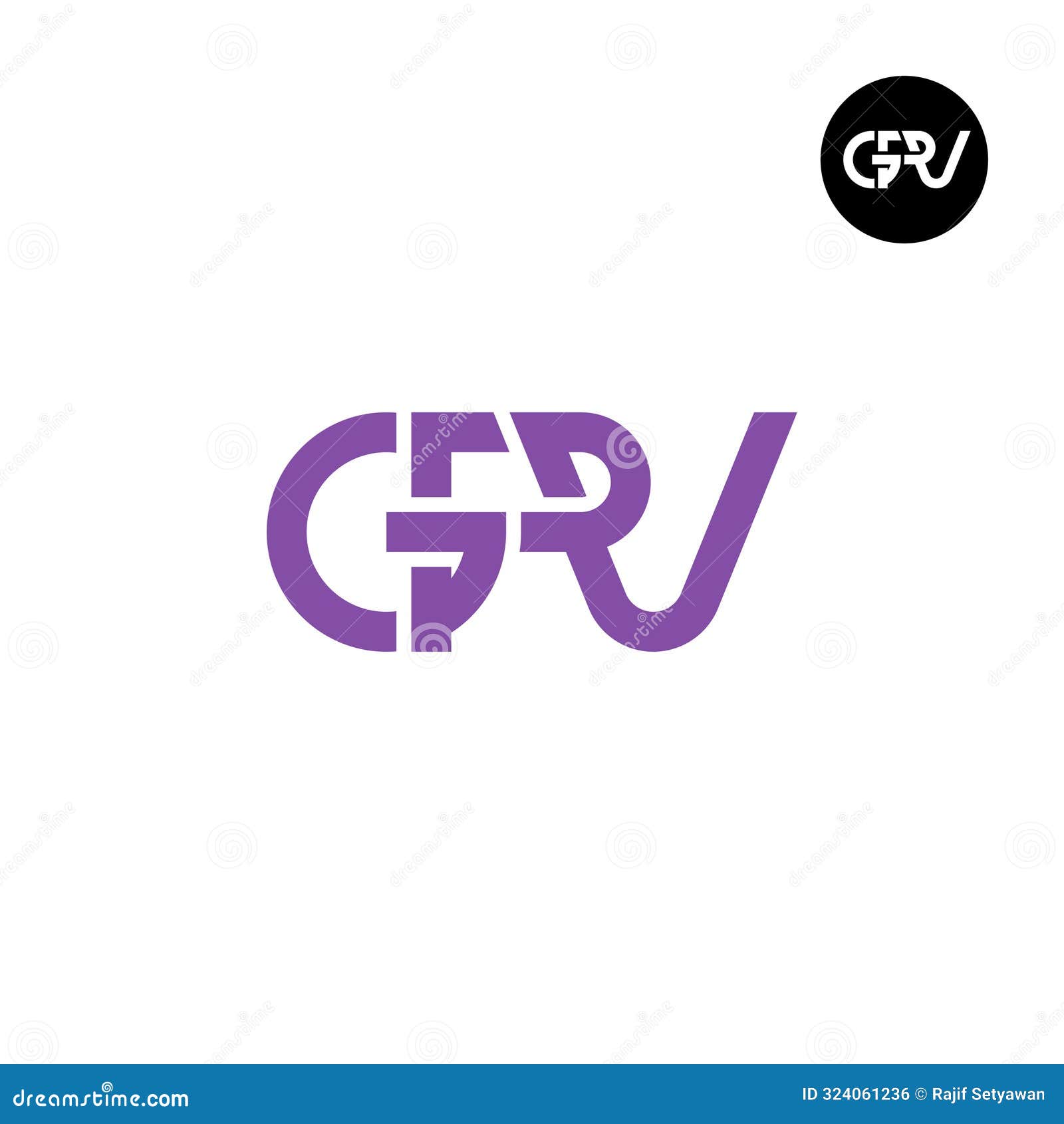 GPV Logo Letter Monogram Design Stock Vector - Illustration of ...