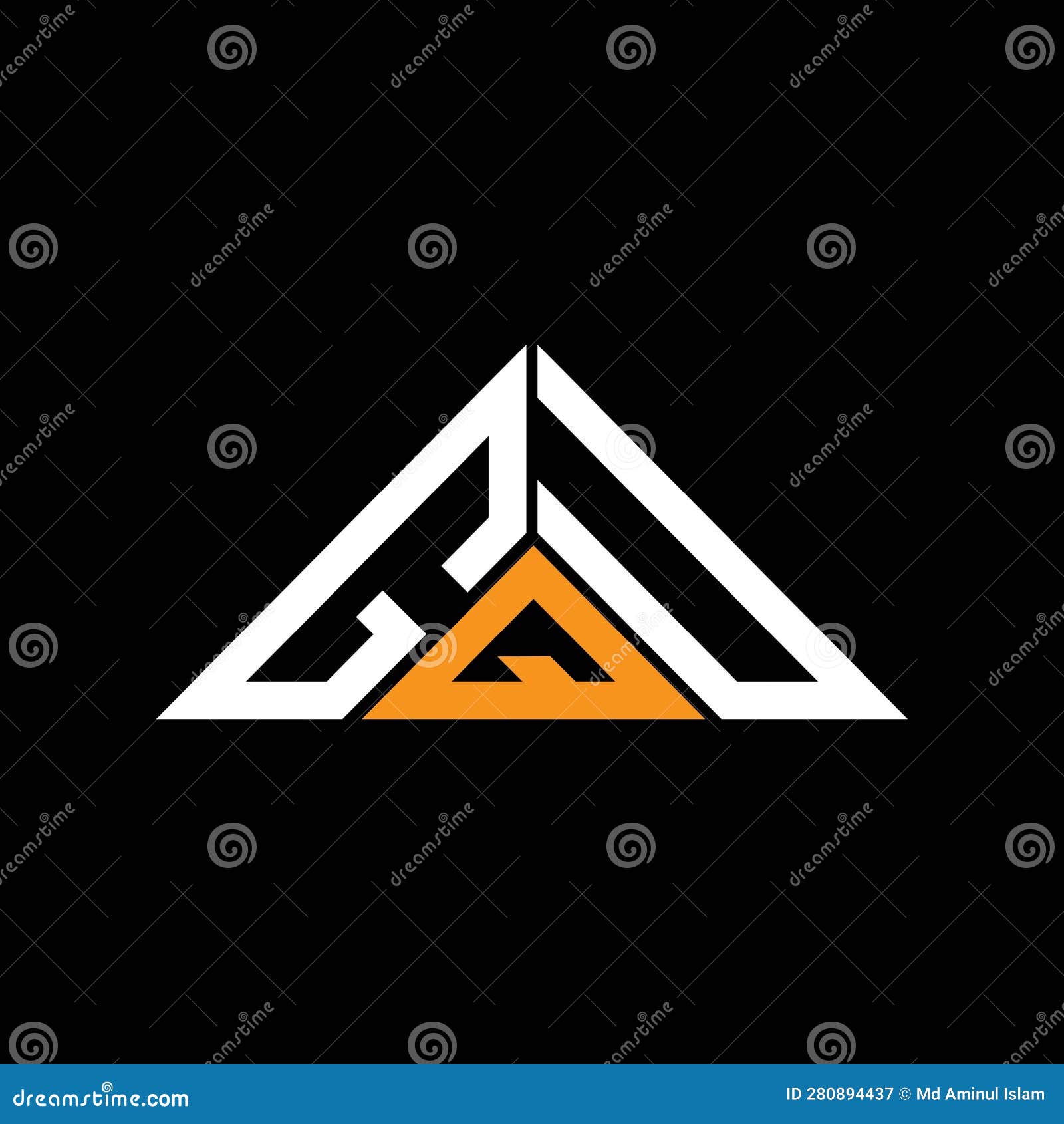 GQU Letter Logo Creative Design with Vector Graphic, GQU Simple and ...