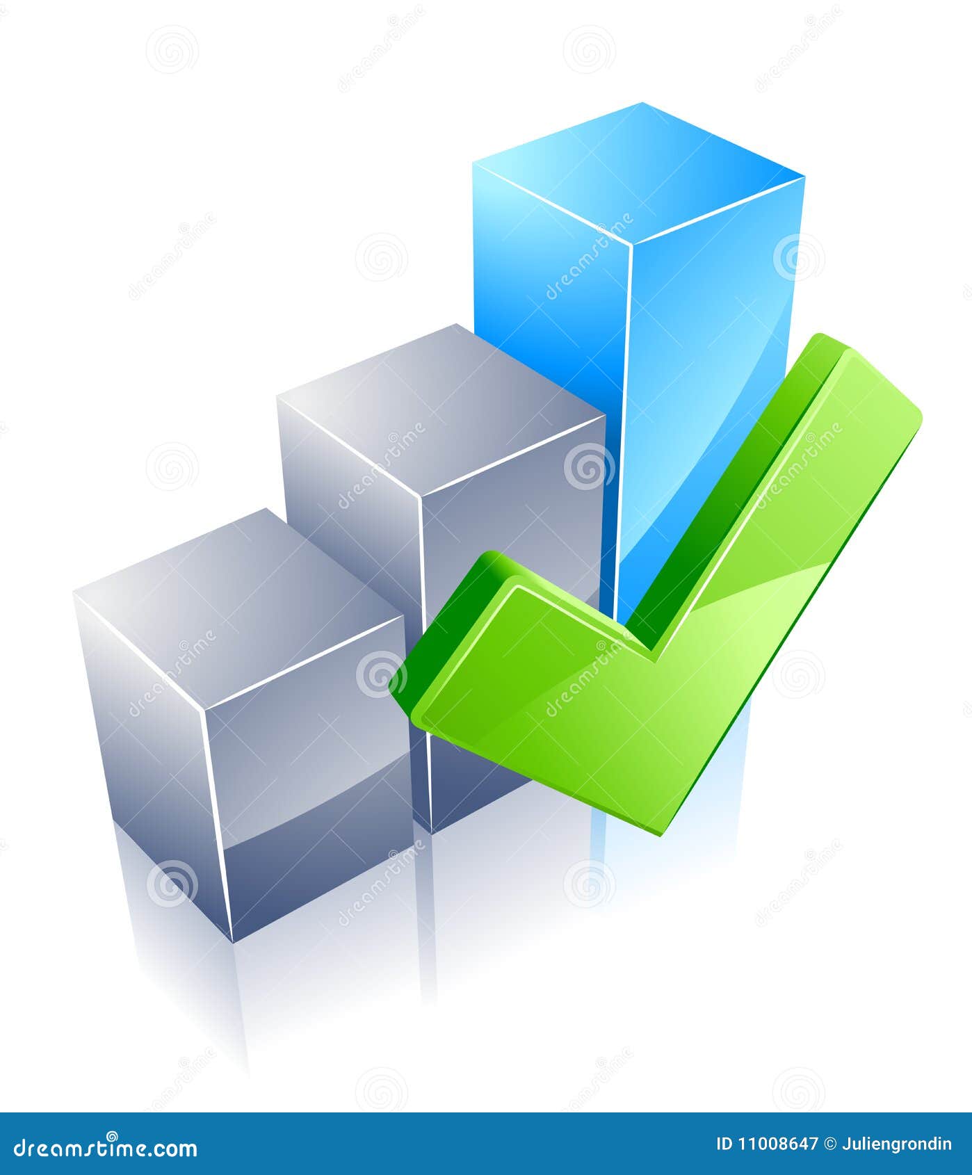 Gráfico, bons resultados ilustração do vetor. Ilustração de colorido ...