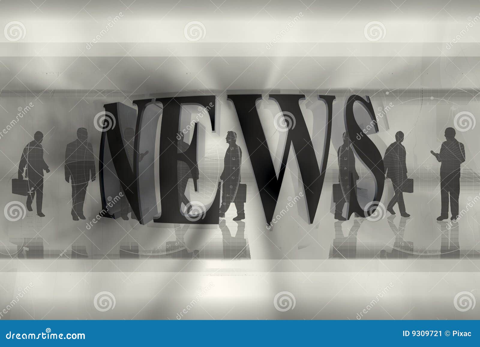 Gráfico da notícia ilustração stock. Ilustração de profissionais - 9309721