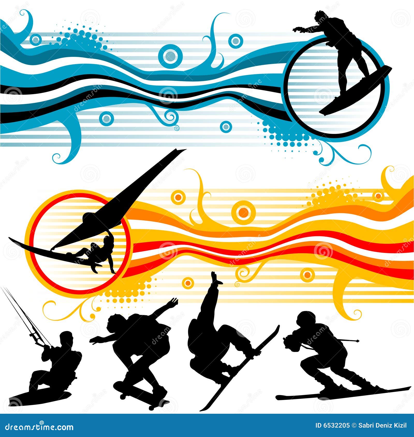 Gráficos Extremos Del Deporte Ilustración del Vector - Ilustración de ...