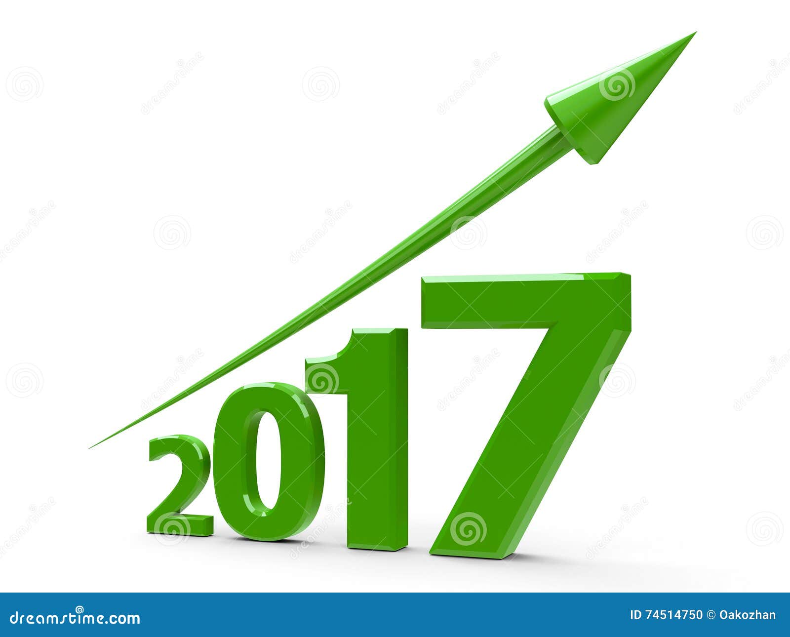 Grön pil upp med 2017 stock illustrationer. Illustration av affär ...